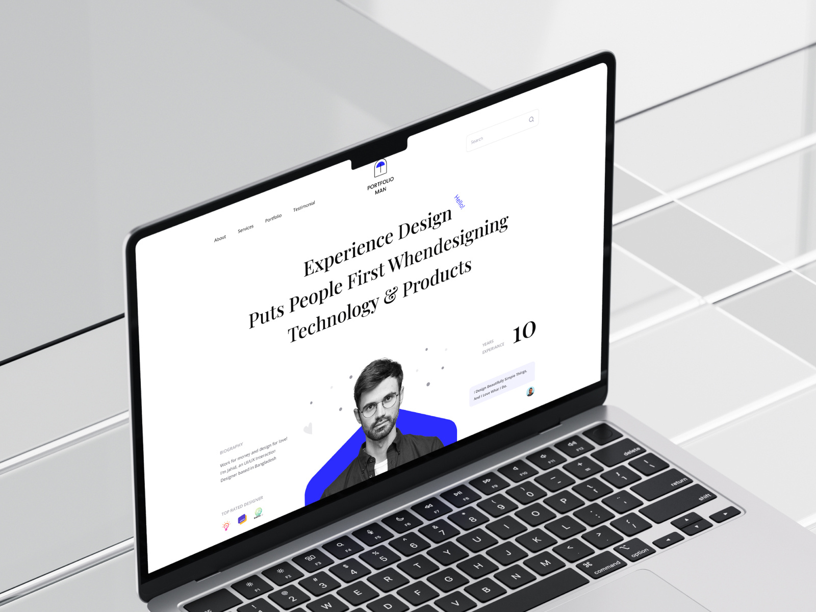 Portfolioman - Personal Portfolio Landing Page Website by Md Salah ...