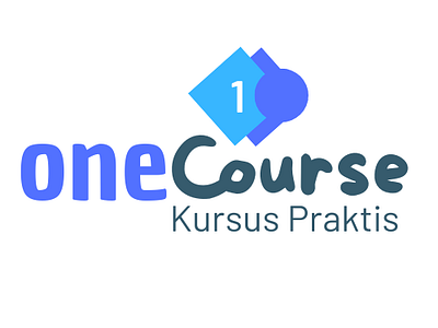 One course logo design by Makmur Design on Dribbble