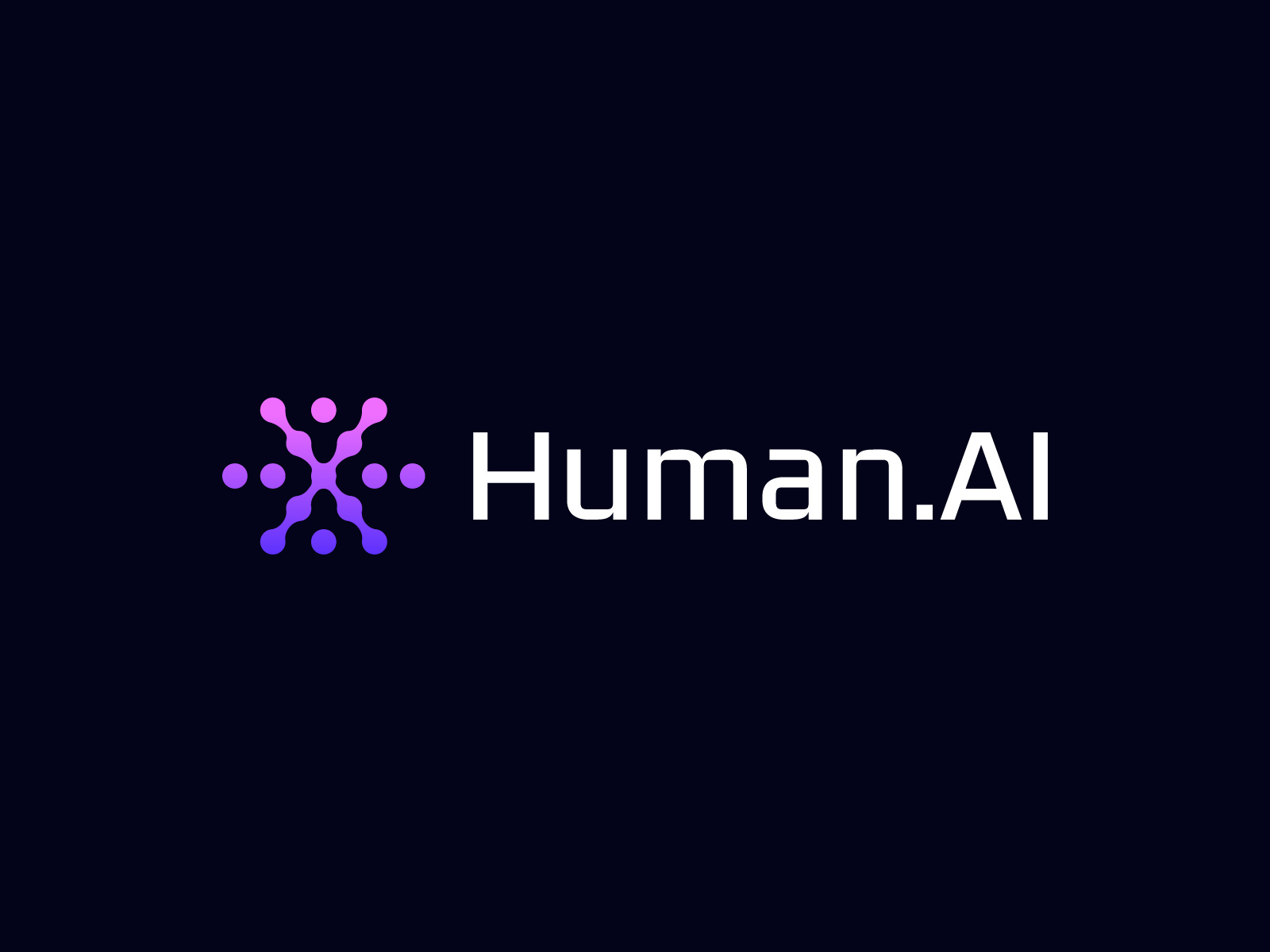Human.AI - modern artificial intelligence logo by Sajal Saha | Brand ...