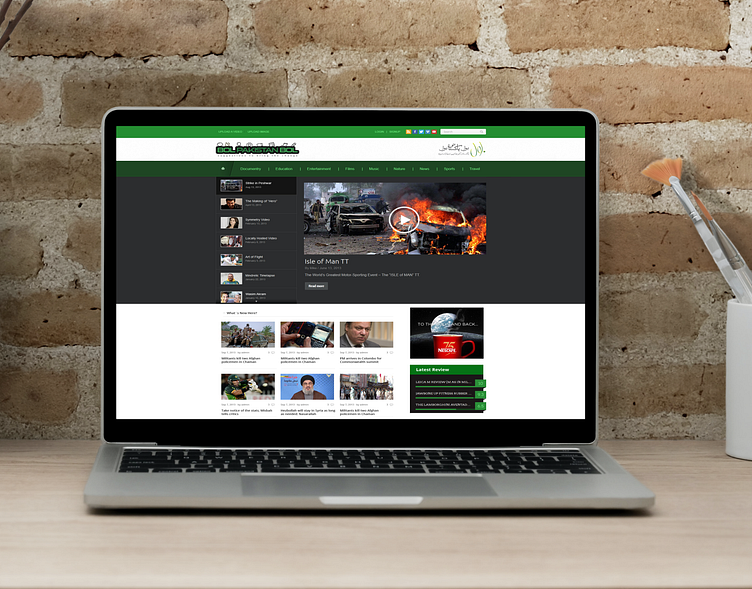 Bol Pakistan Bol Newspaper UI by Hamza Hanif on Dribbble