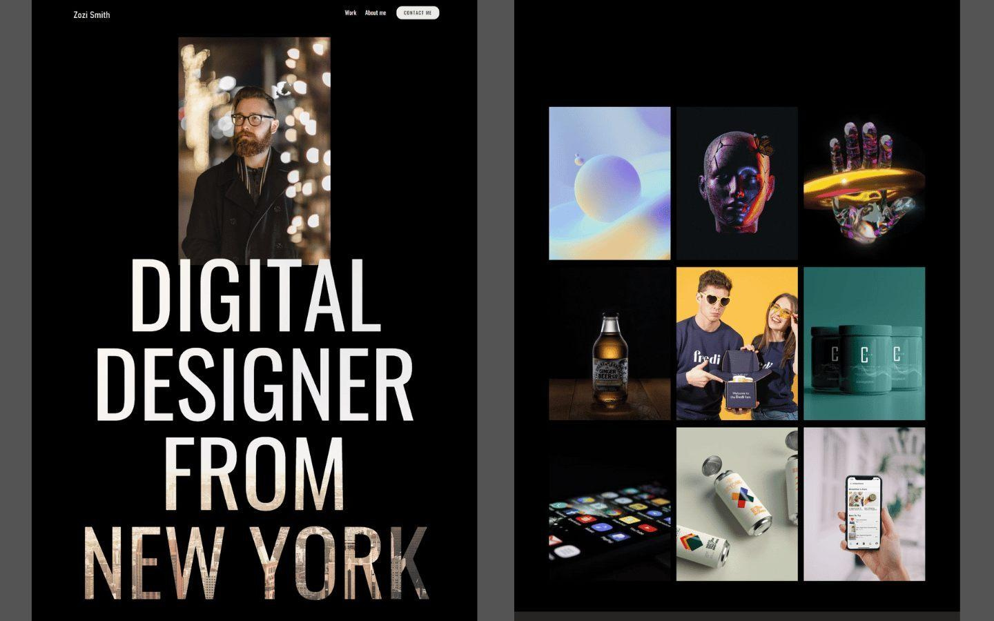 Zozi Smith - Portfolio Website Template by Ola Web Design on Dribbble Zozi Smith - Portfolio Website Template by Ola Web Design on Dribbble