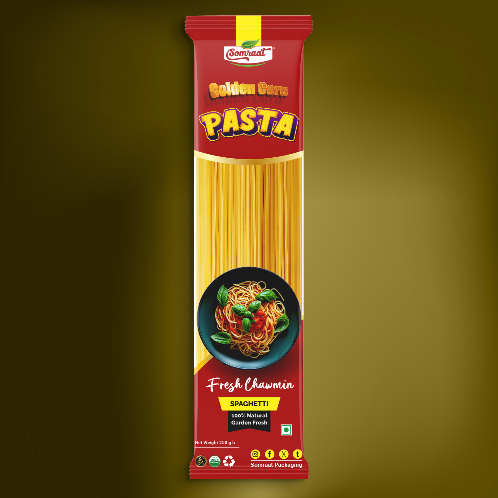 Pasta box Packaging Design by Bulbul Somraat on Dribbble