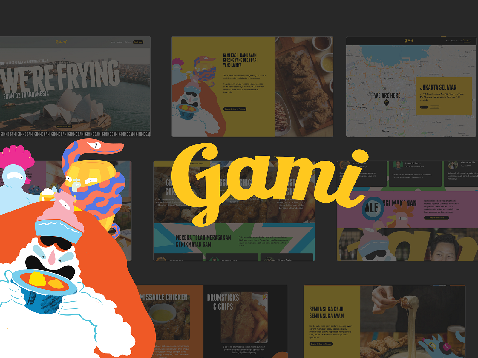 Gami Indonesia Exploration by Daniel Roy on Dribbble