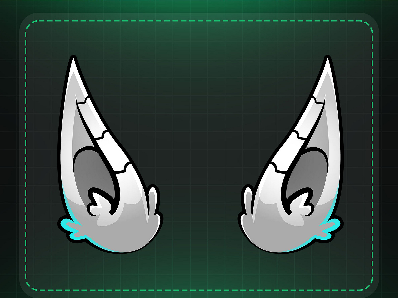 Vtuber Accessories Ears Skeleton - Vtuber Accessories by MegastreamGfx ...