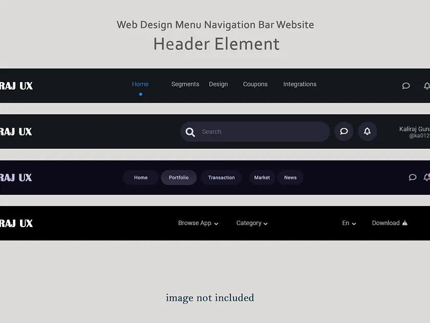 Web Menu designs, themes, templates and downloadable graphic elements ...