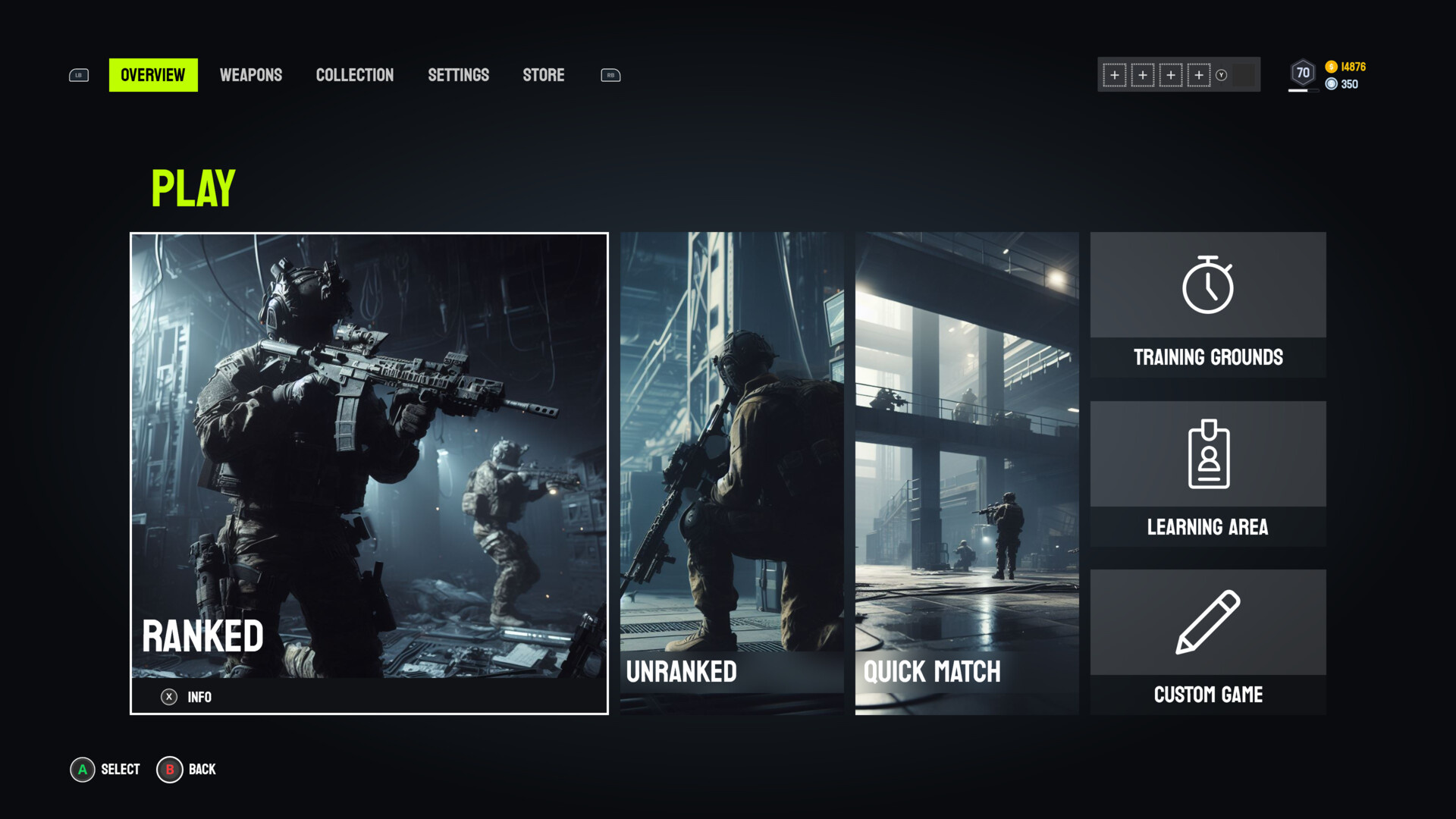 Multiplayer Shooter Game UI Design by Berkay K. on Dribbble