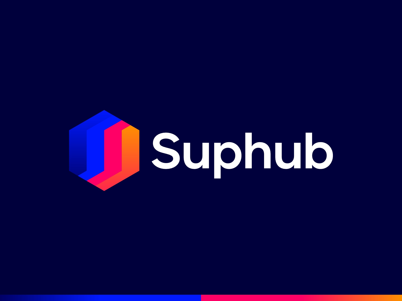 Suphub, building materials and supplies marketplace logo design by Alex ...