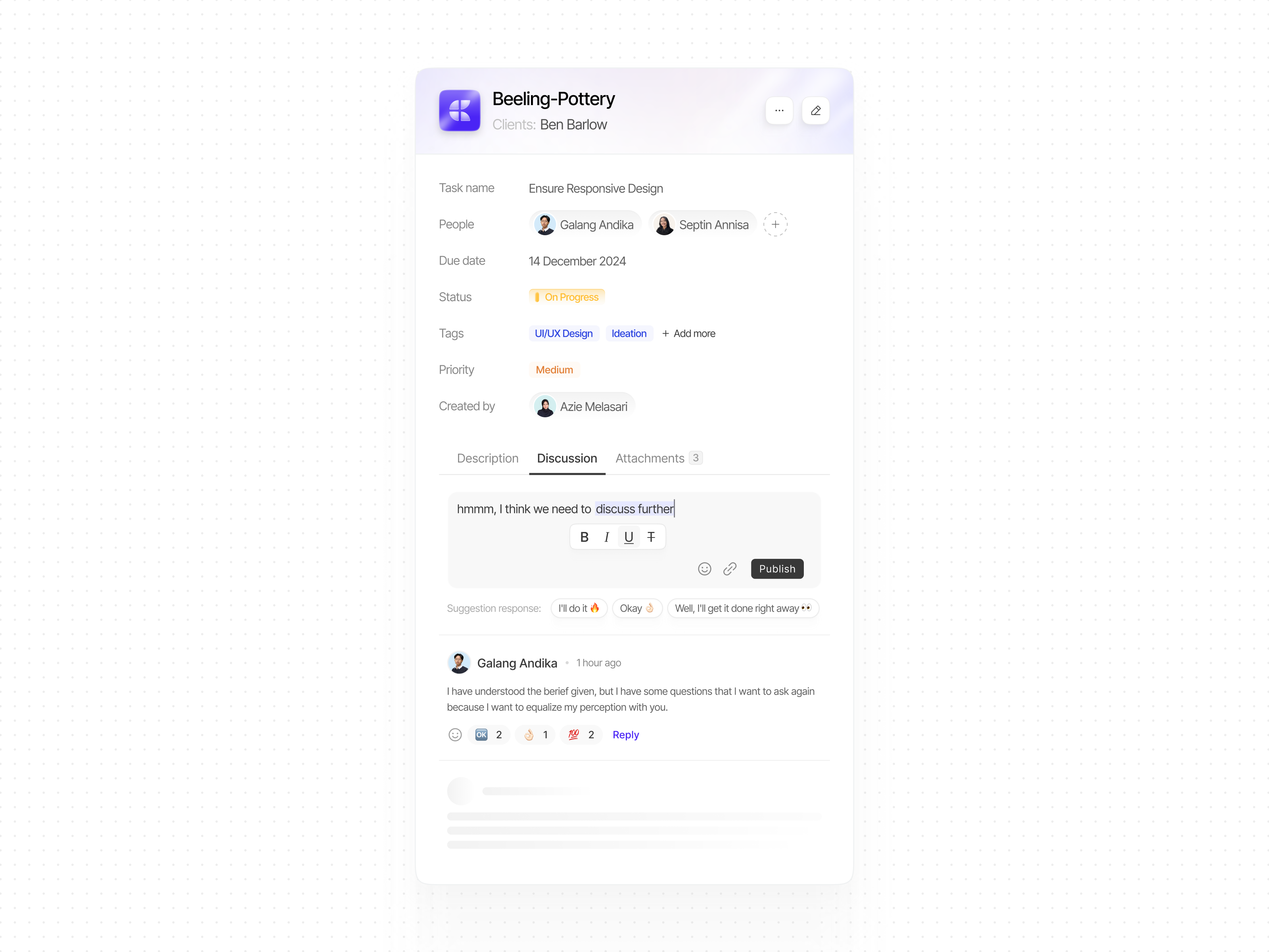 Taskify - Project Management Dashboard (Kanban View) by Judha Maygustya ...