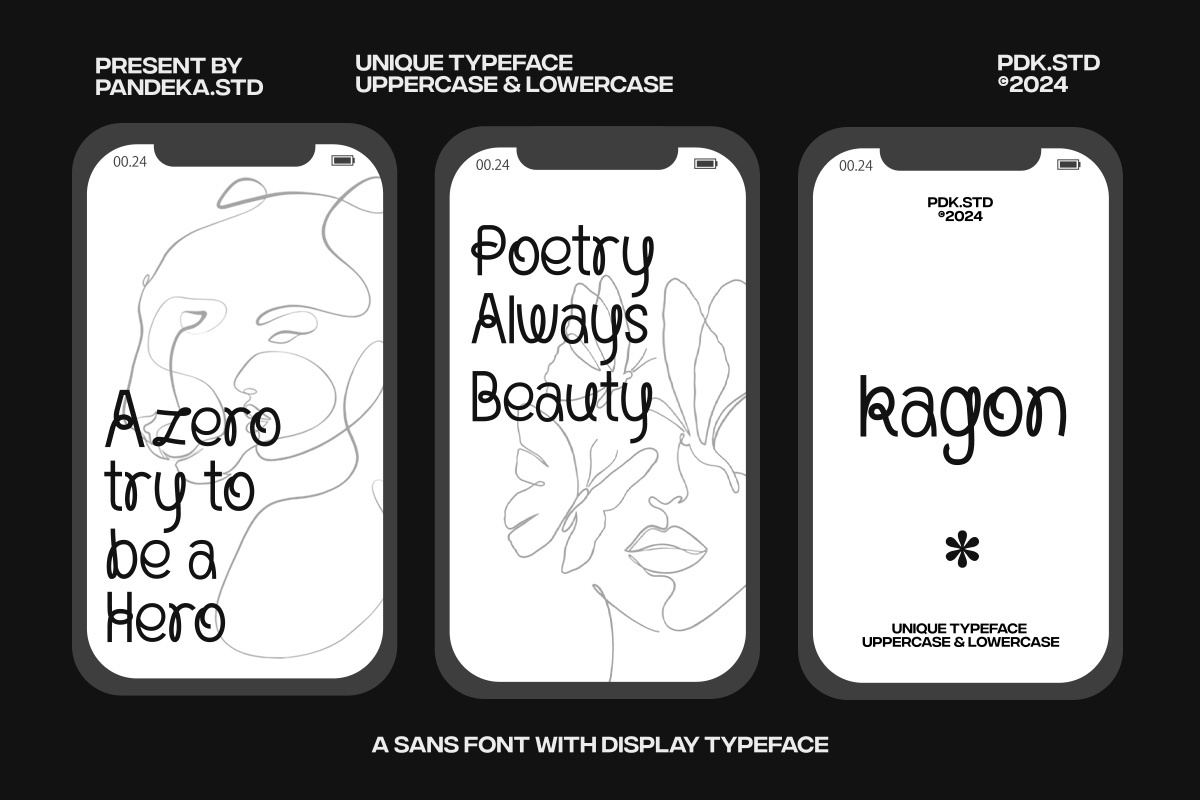 Kagon - Unique Modern Experimental by Pandeka Studio on Dribbble