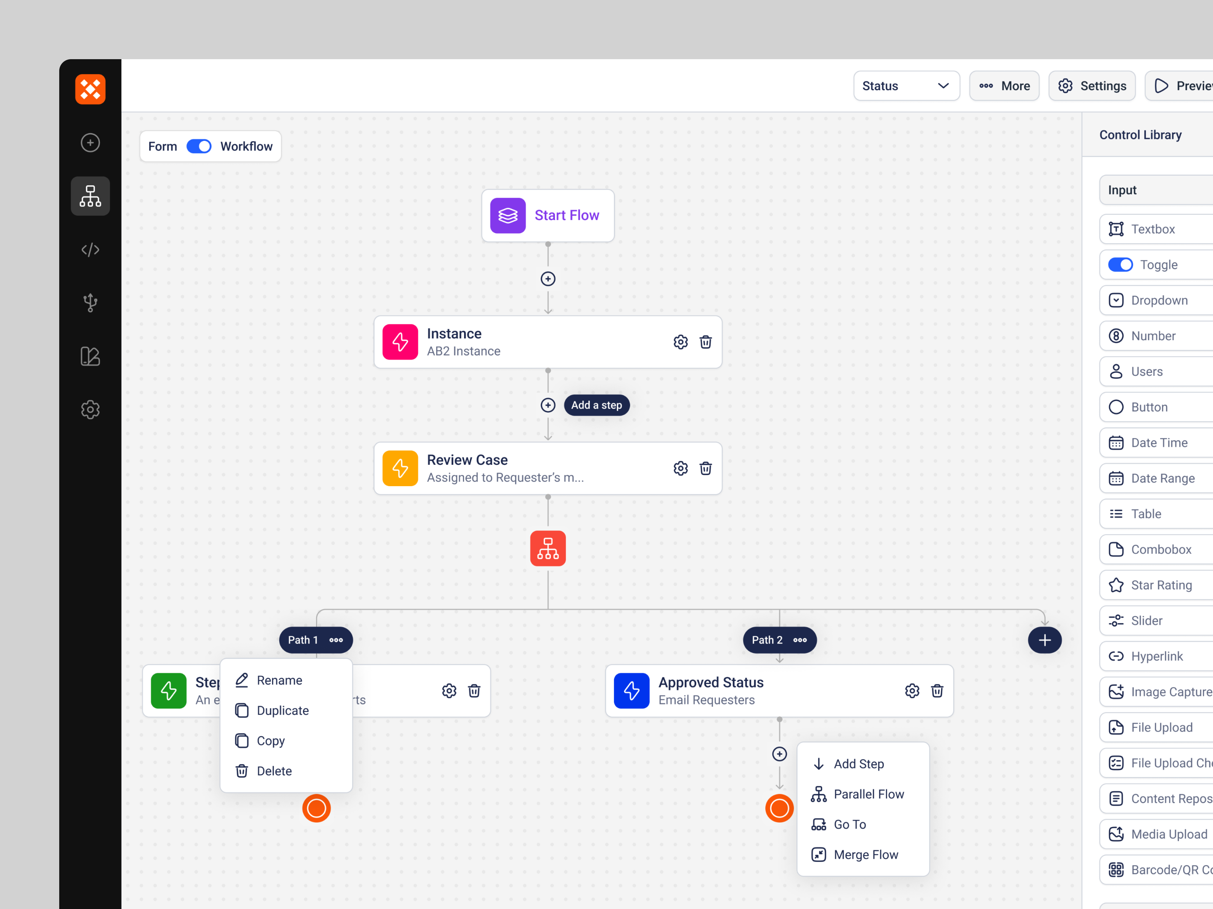 WorkFlow Builder by MindInventory UI/UX for MindInventory on Dribbble