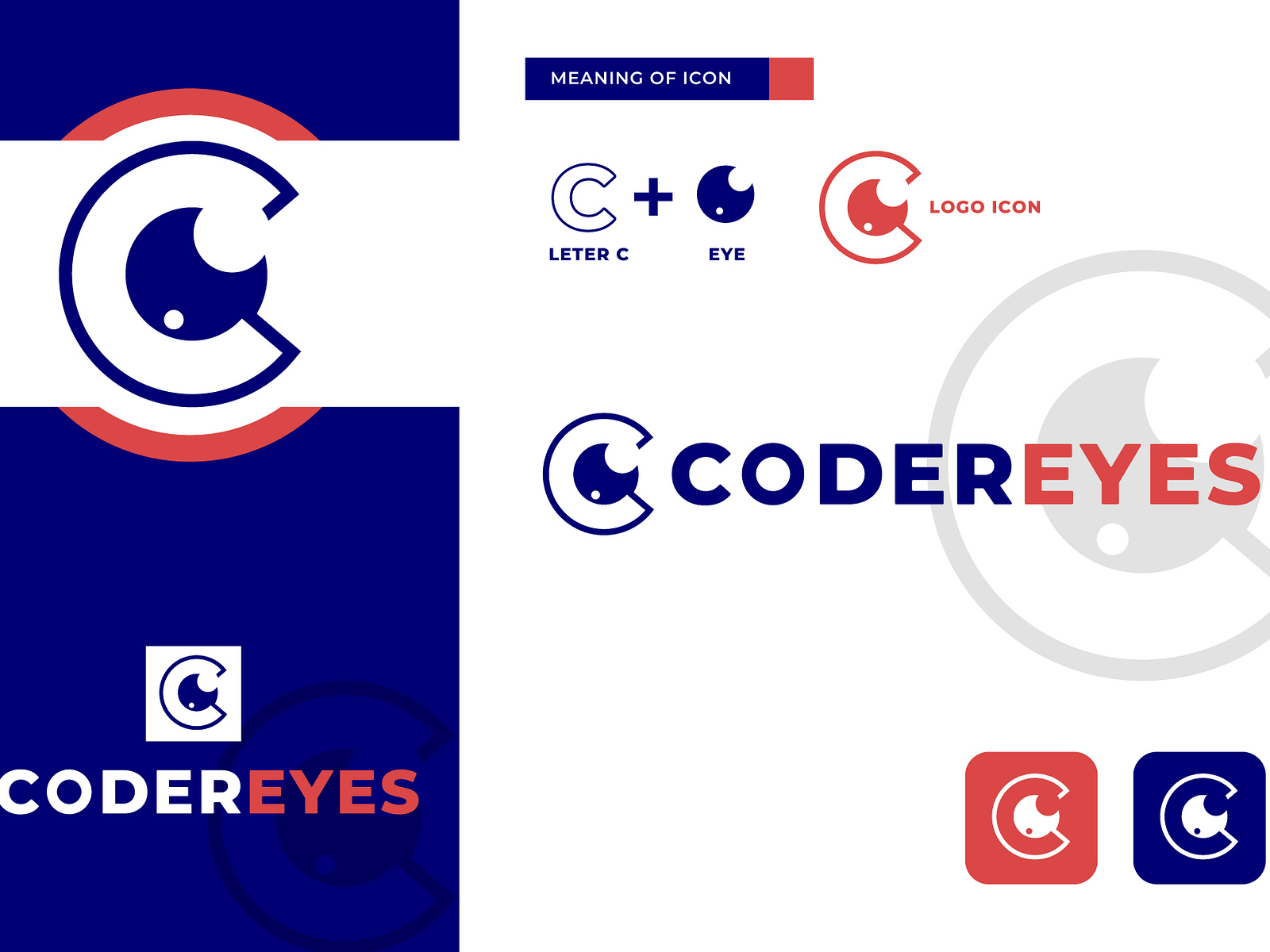 CODEREYES LOGO DESIGN by Md. Jual Hosain on Dribbble
