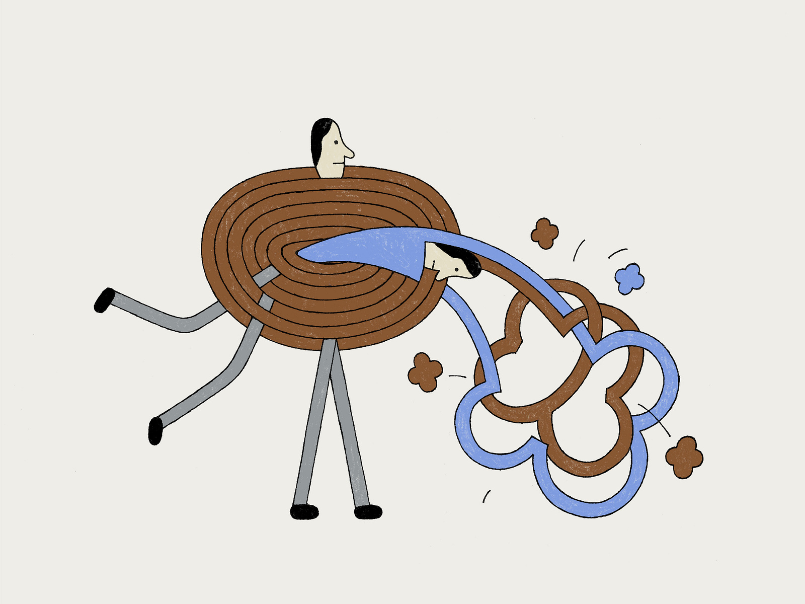 Human Mess by ABran on Dribbble