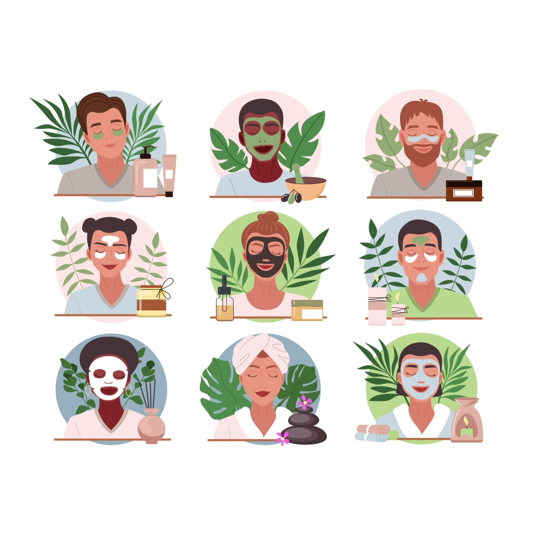 Spa Avatars 2D Animation Set by DigitalCrocs on Dribbble