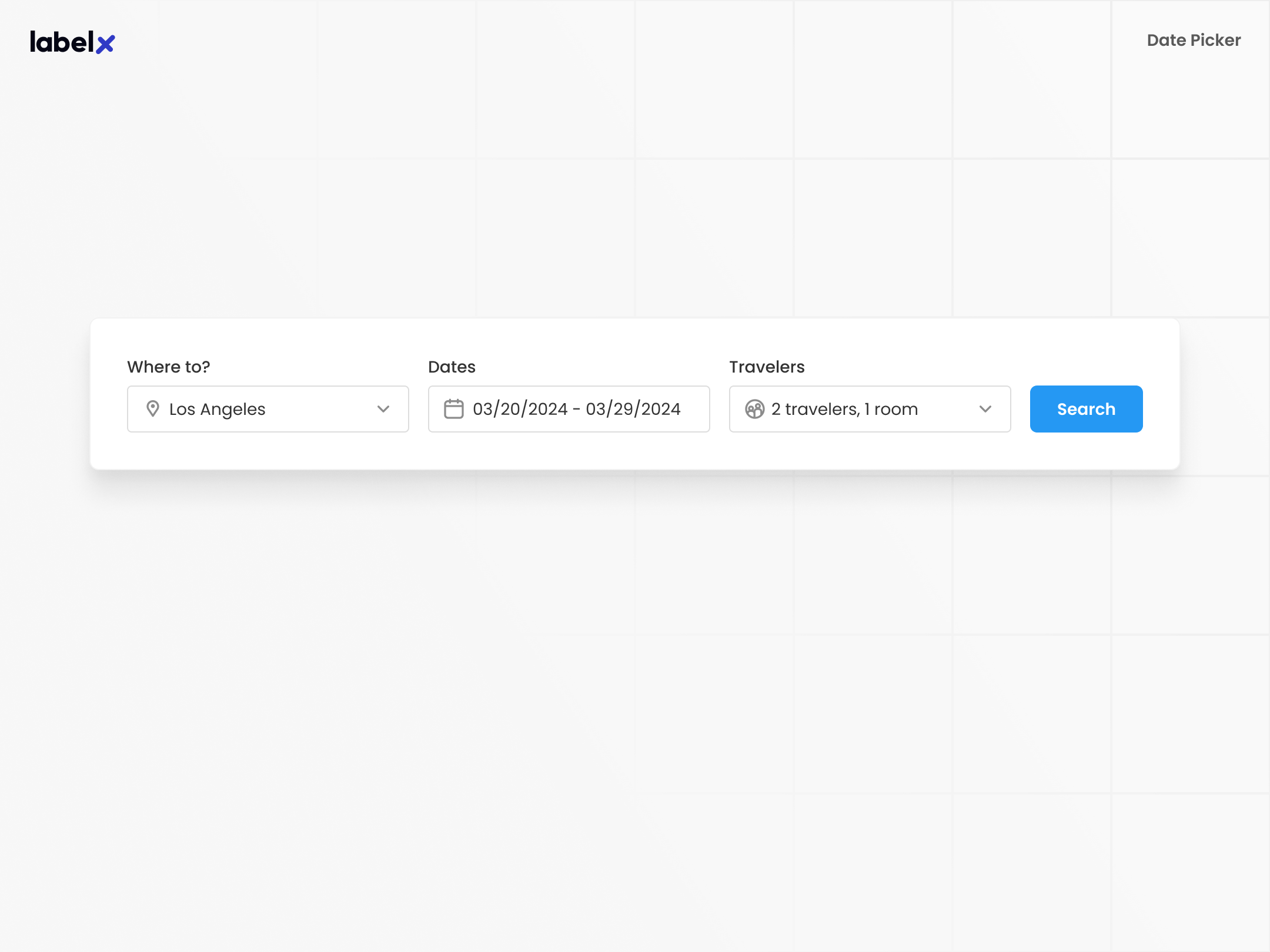 Datepicker UI Component Flow by LabelX on Dribbble
