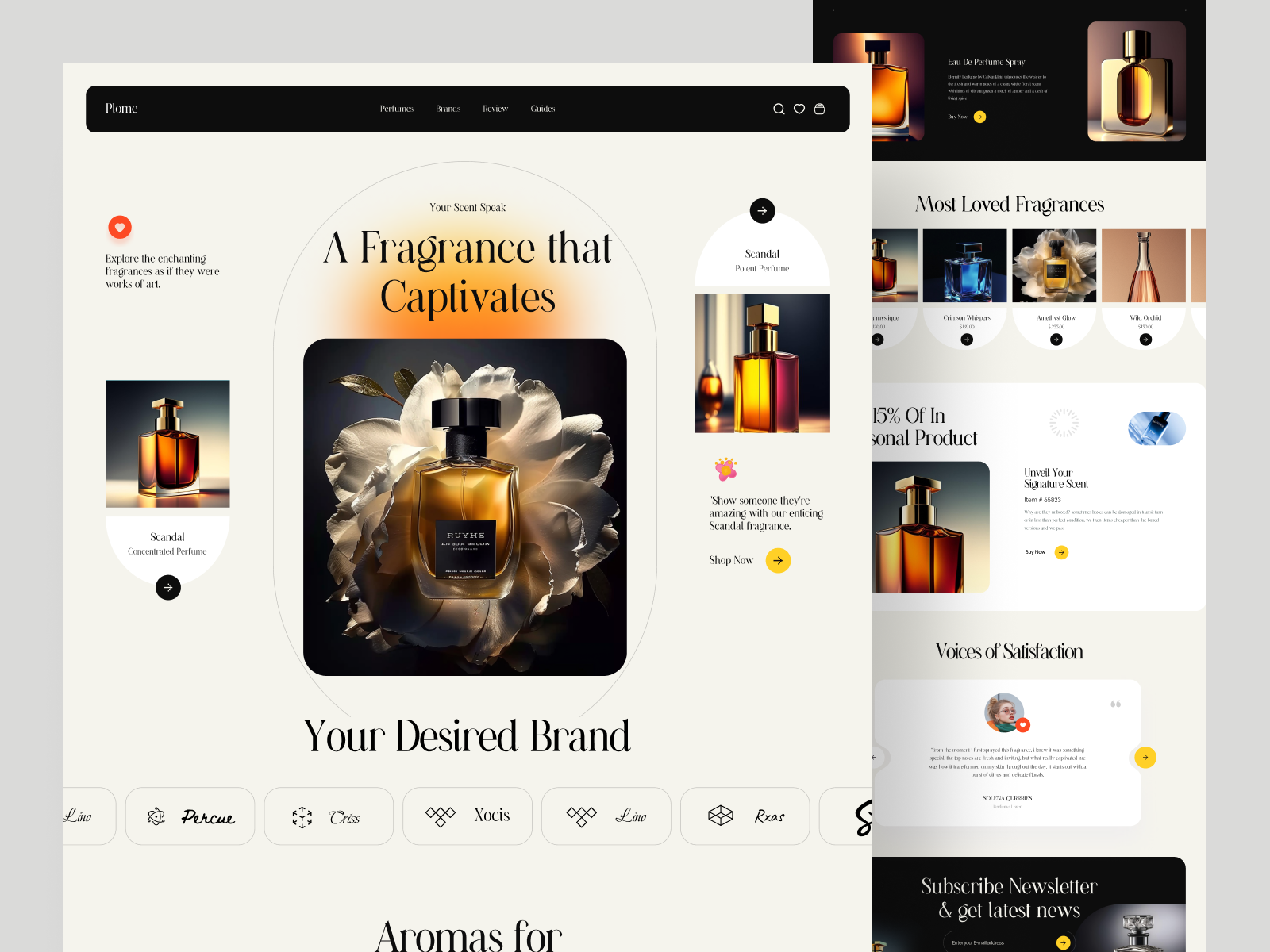 Perfume Shop Website Design by Raymiq eCommerce for Raymiq Lab - Gobal ...