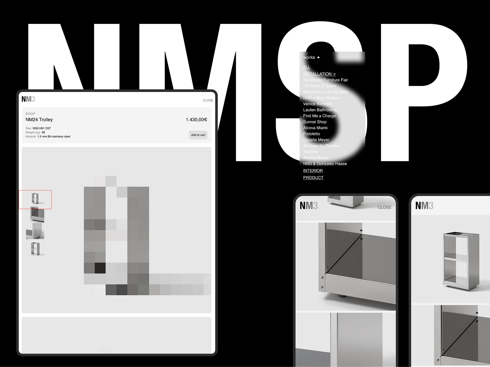 NM3 | website | mobile&tablet by Kate Jasper on Dribbble