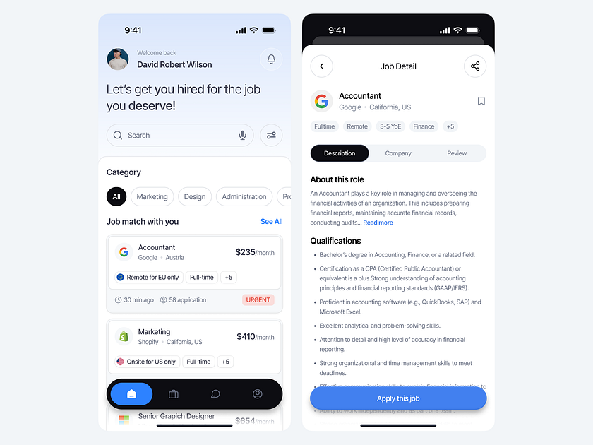 Browse thousands of Job Board images for design inspiration | Dribbble