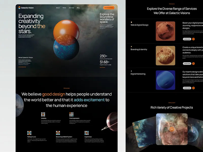 Browse thousands of Mission And Vision Website Design images for design ...
