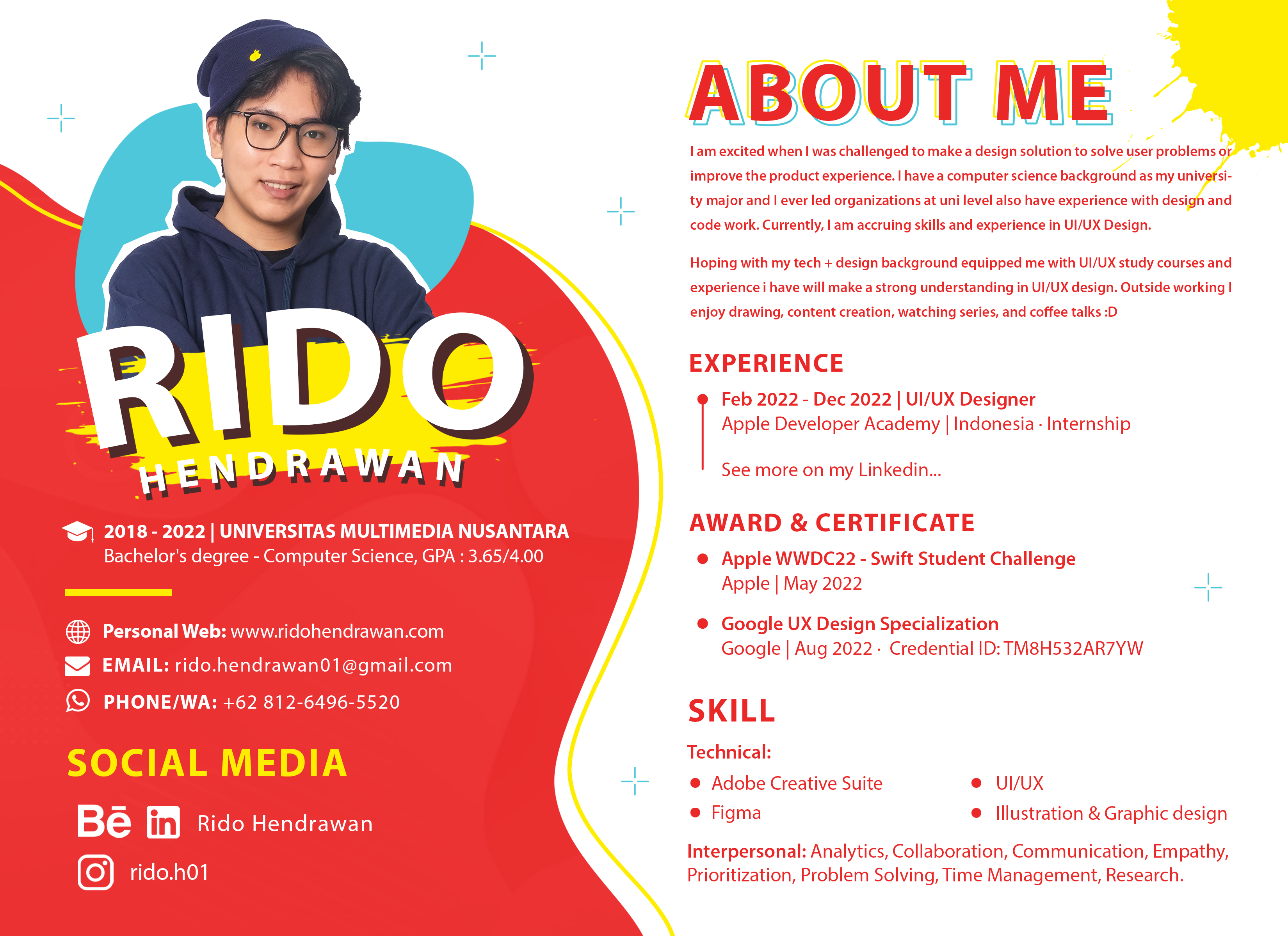 PORTFOLIO . UI | GRAPHIC DESIGN | ILLUSTRATION by Rido Hendrawan on Dribbble