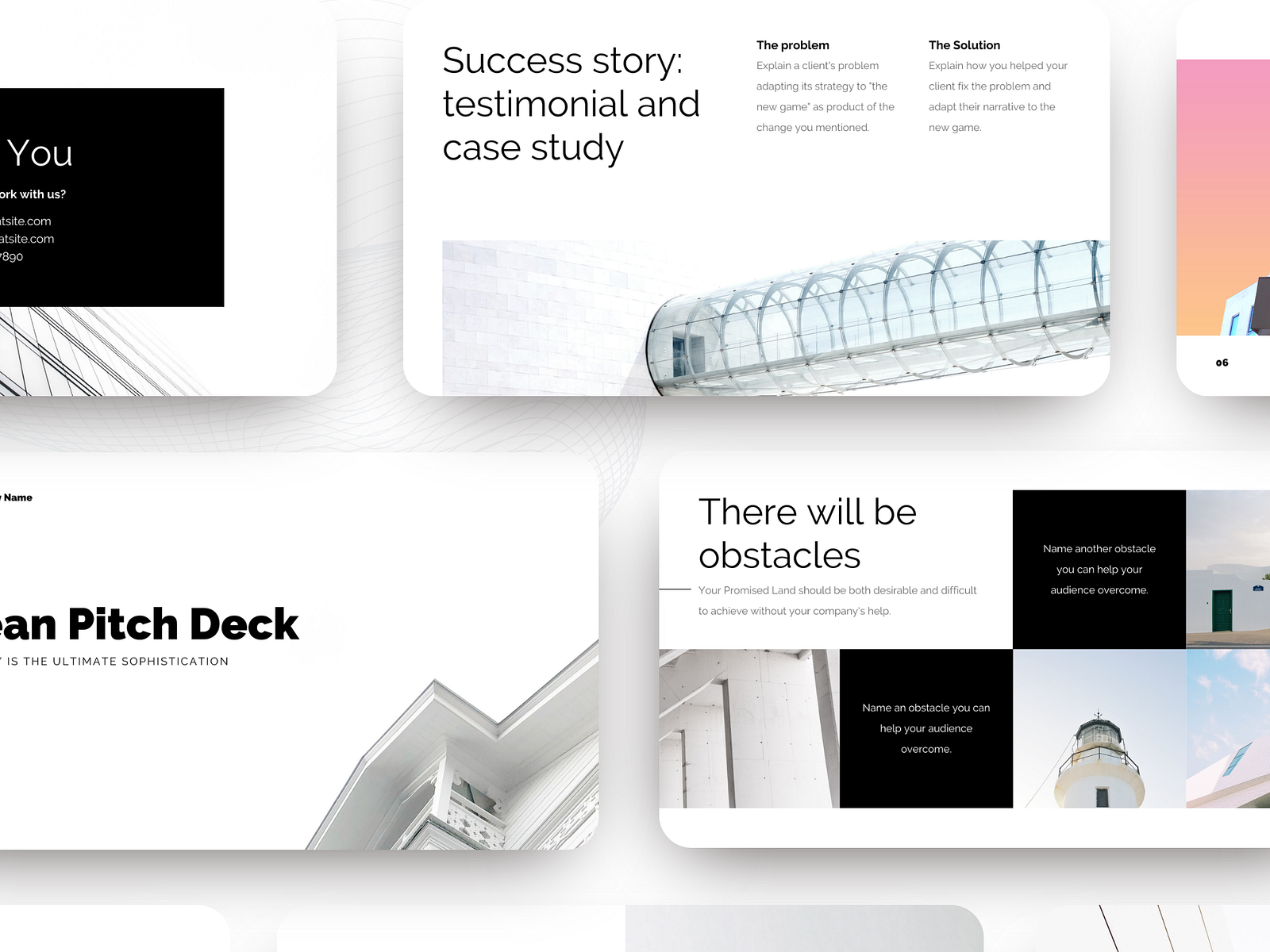 Clean Presentation Pitch Deck Design by SAL BESARI on Dribbble