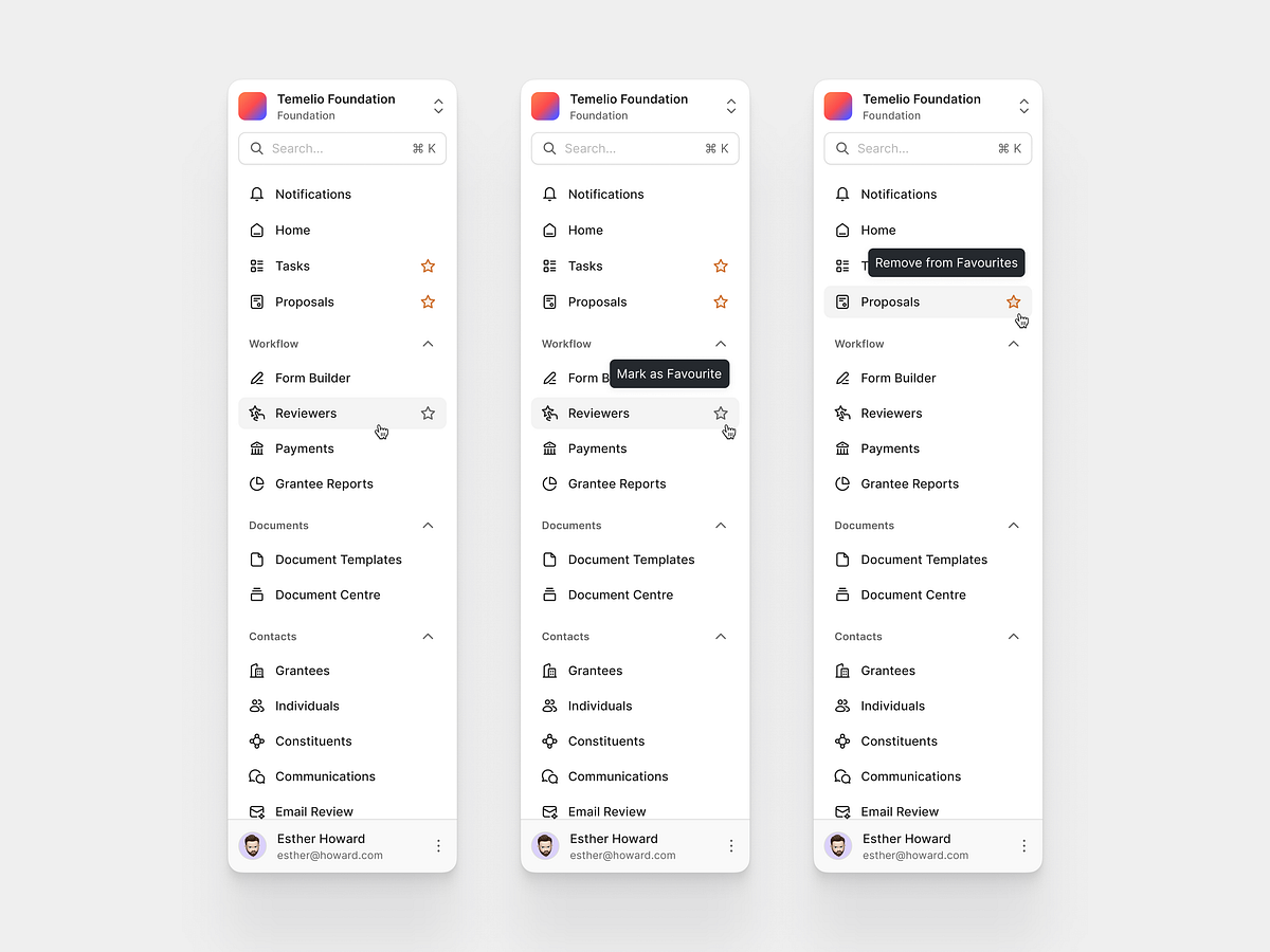 Sidebar by Prakash Ghodke 👋 for Never Before Seen on Dribbble