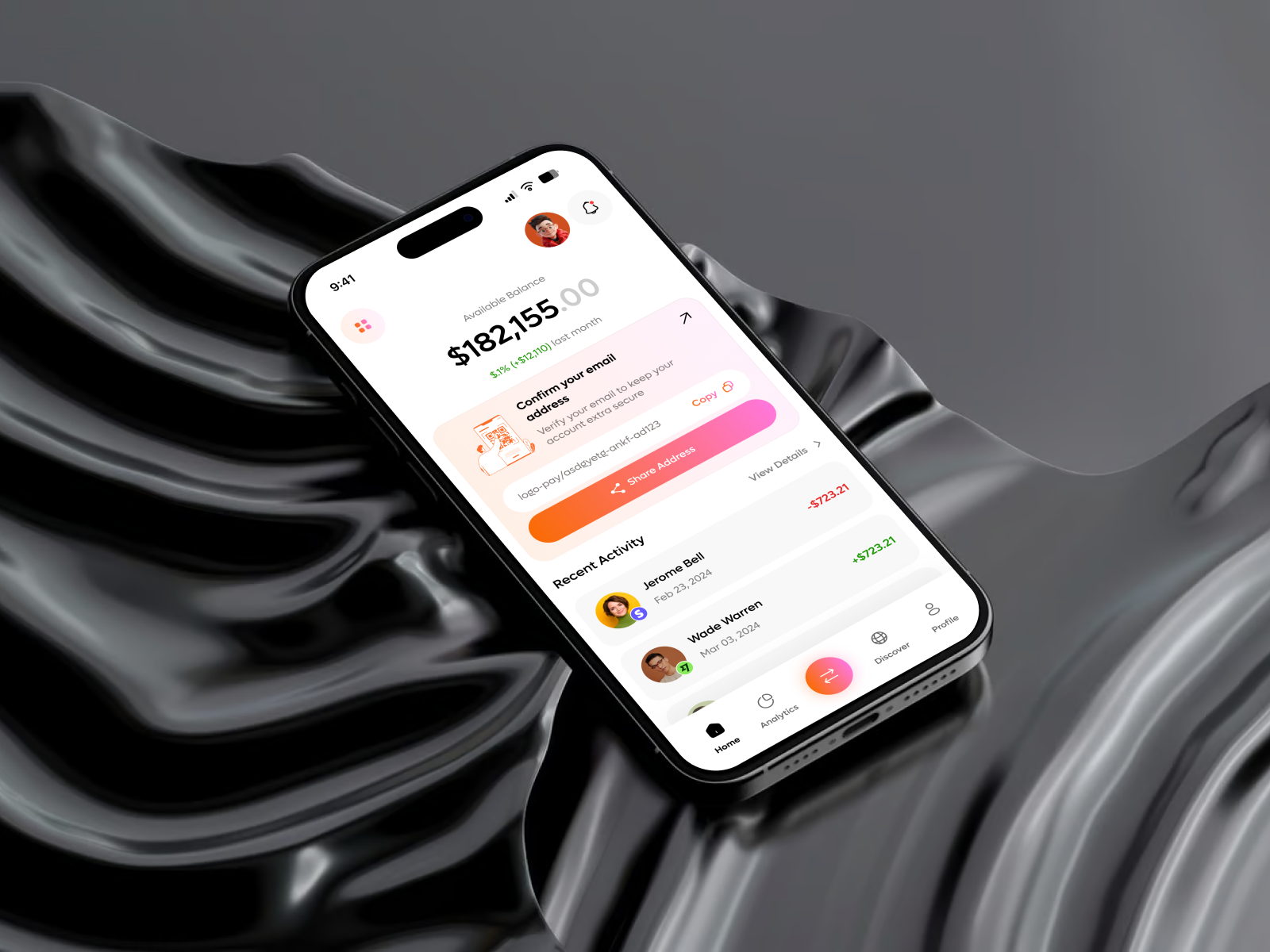 personal bank wallet app & UI UX Design by Sheikh Shihab on Dribbble