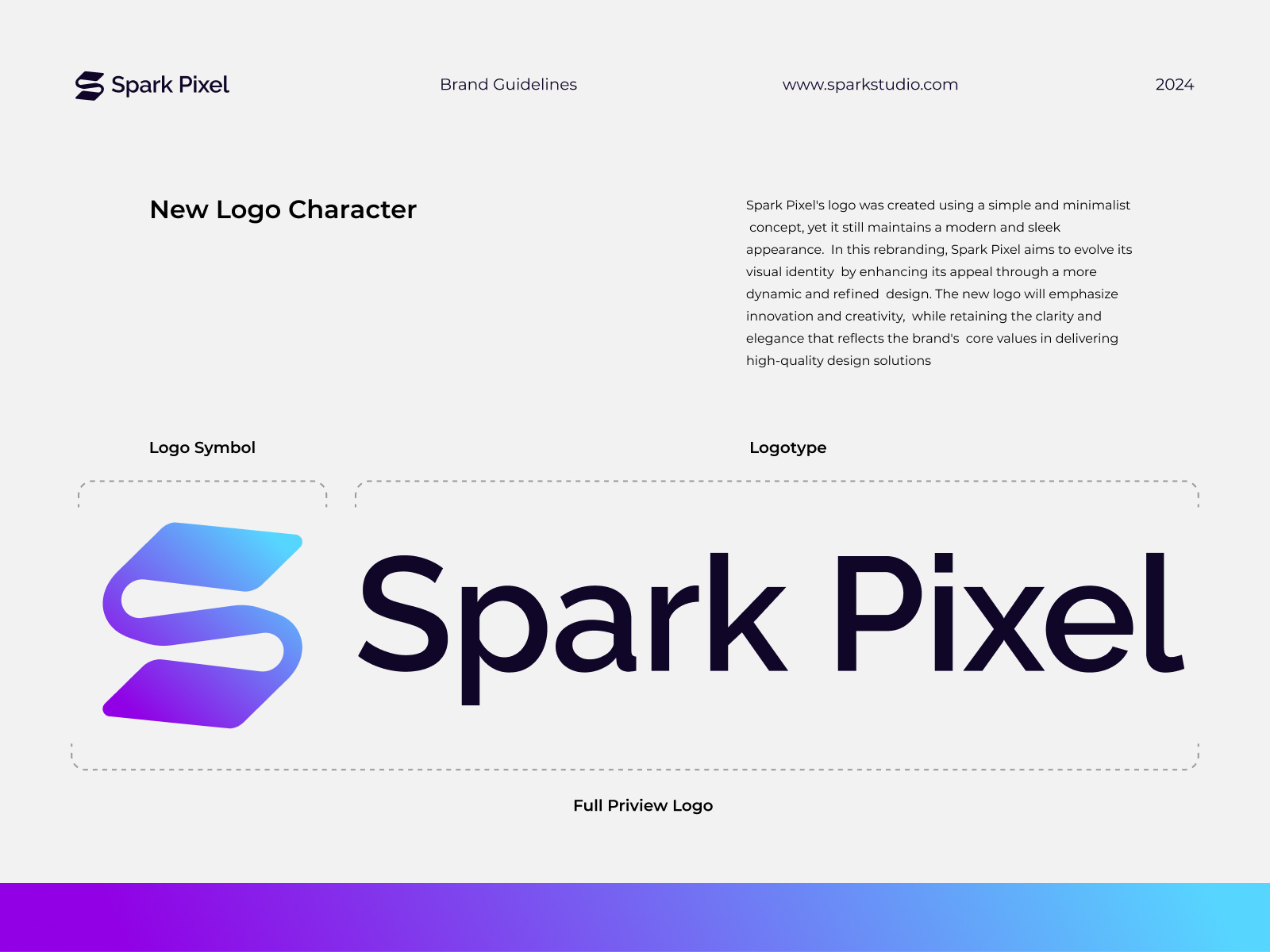 Spark Pixel Logo Guidelines by Danang Calvin for Spark Pixel on Dribbble
