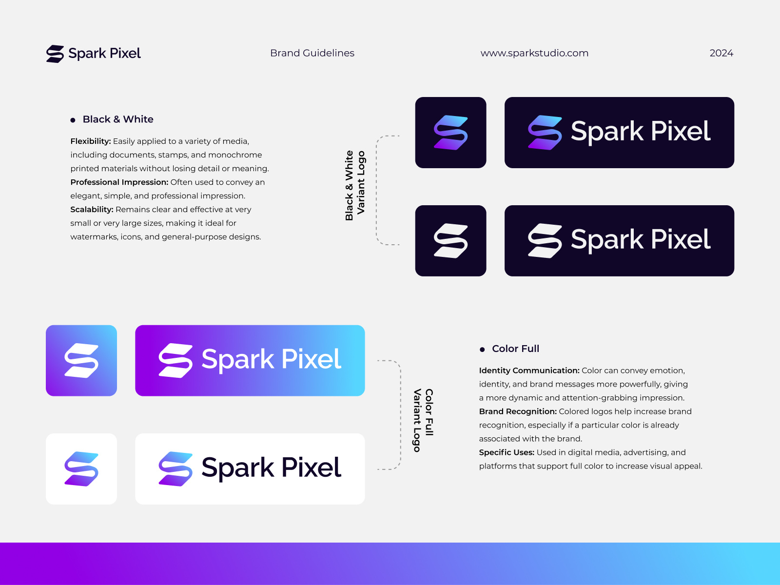Spark Pixel Logo Guidelines by Danang Calvin for Spark Pixel on Dribbble