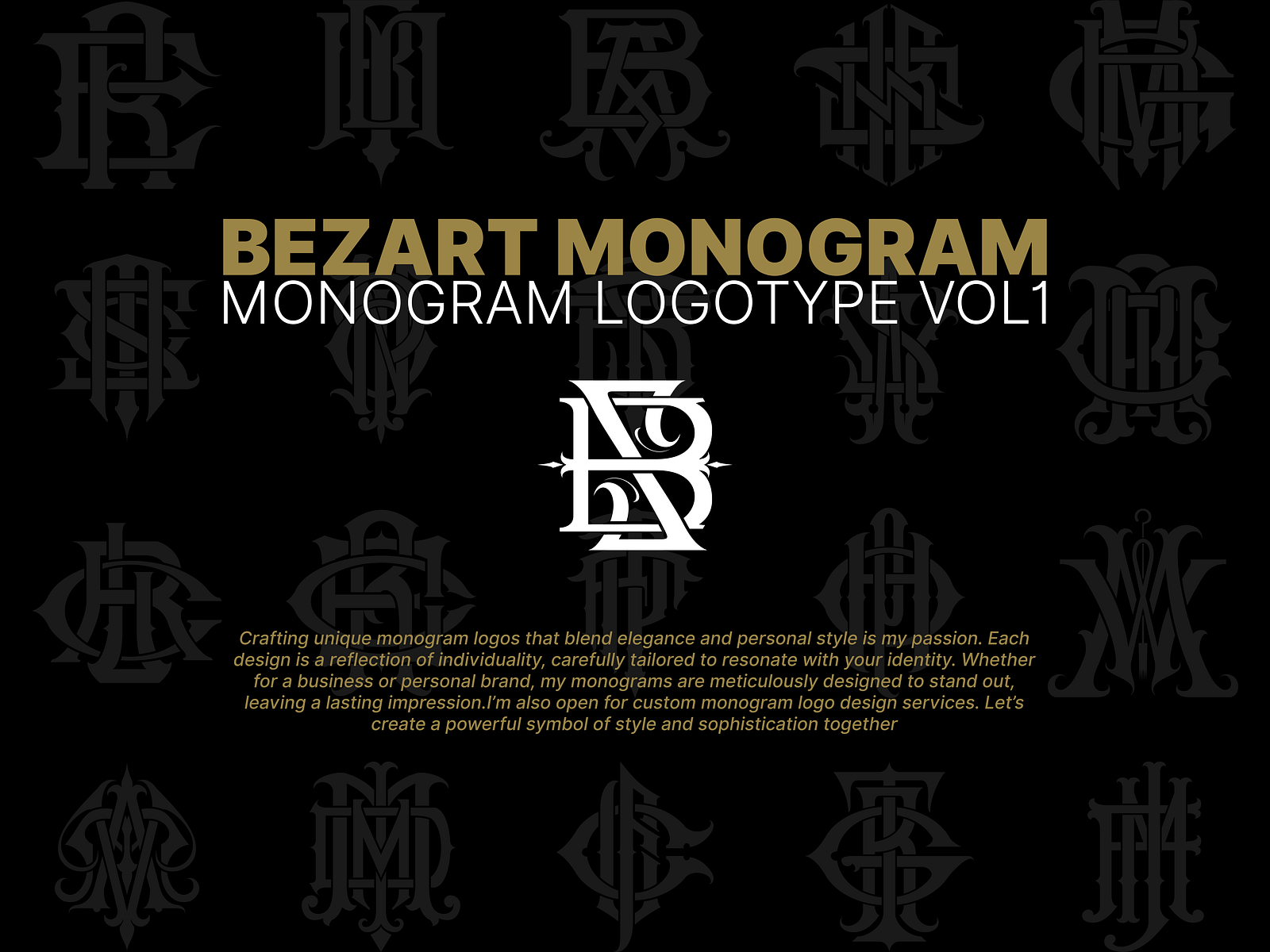Bezart Monogram Studio Logotype Vol.1 by Bezart Monogram on Dribbble