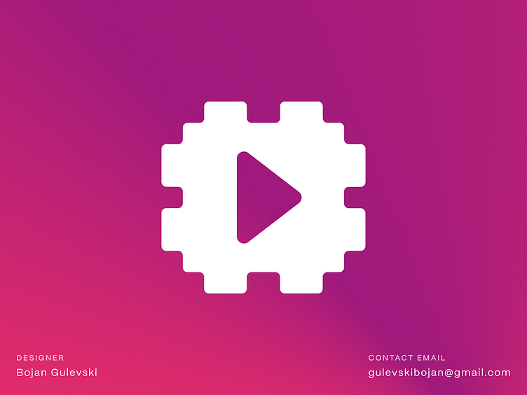 Play Button Logo by Bojan Gulevski on Dribbble