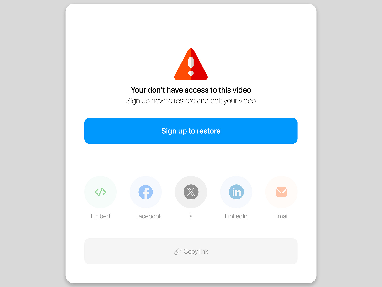 Error State ⚠️ by Safe-Ogbera Abdullah on Dribbble