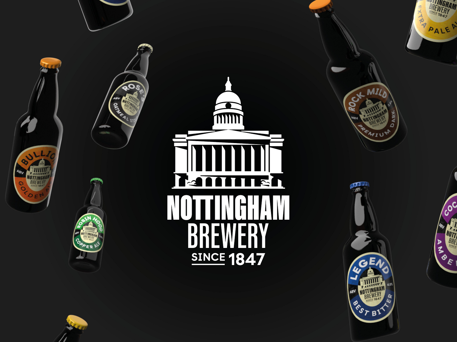 Nottingham Brewery Rebrand by Ducky Studio on Dribbble
