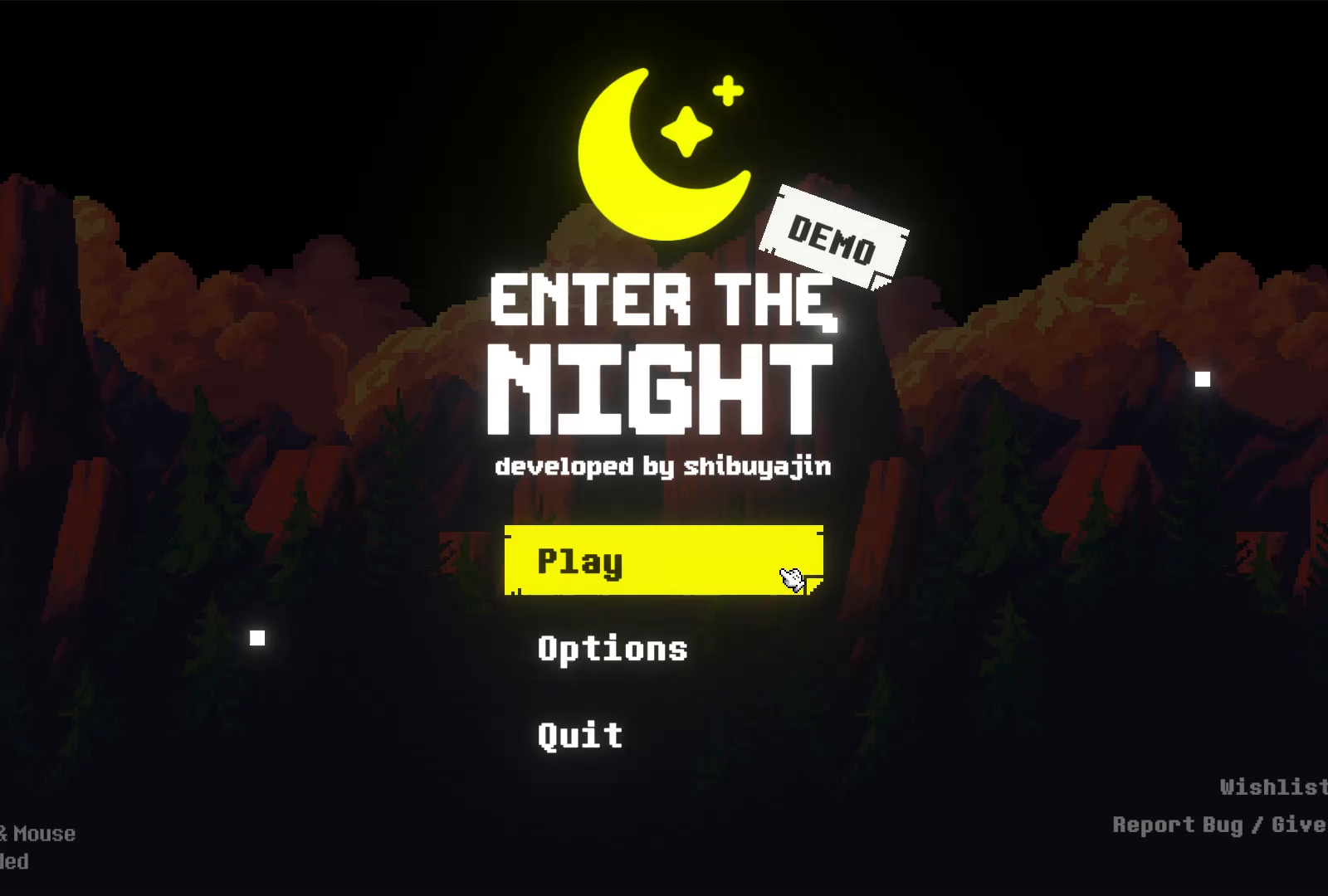 Gamedev Showcase - Title Screen by Diego Ichinose on Dribbble