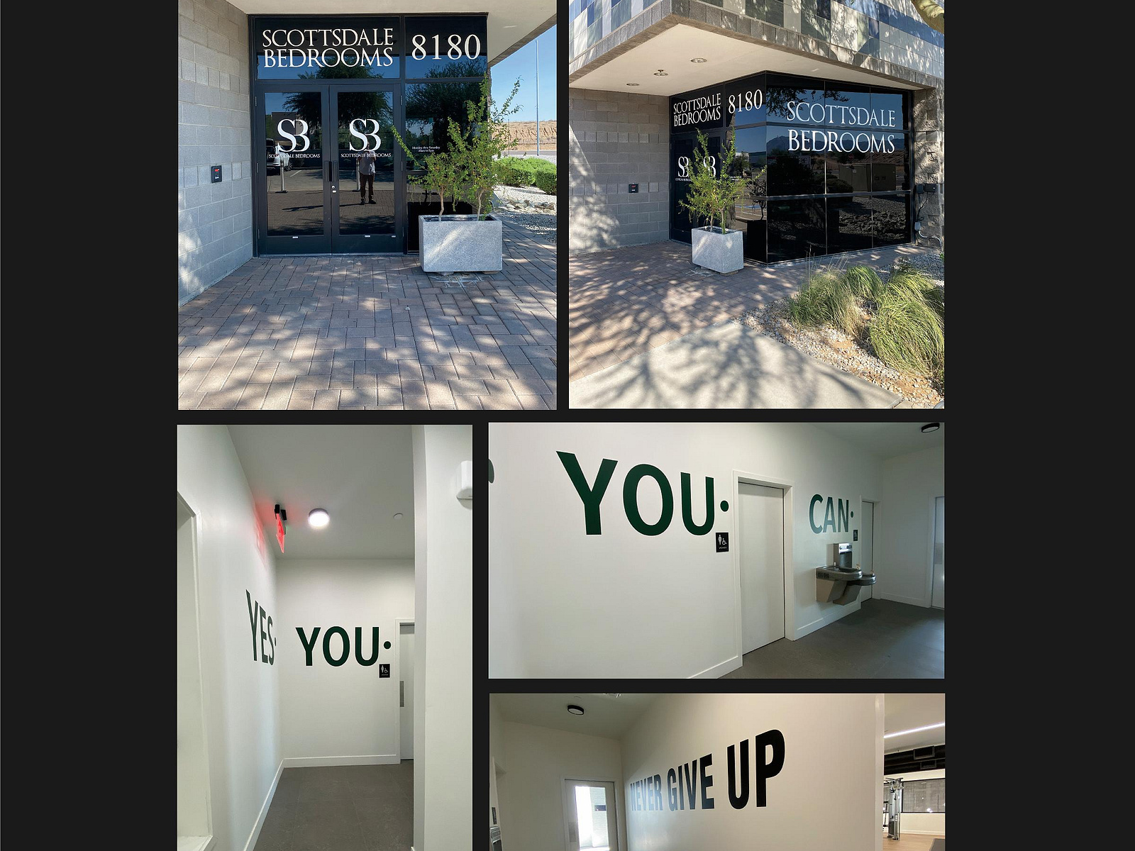 Commercial Building Logo and Lettering For Windows and Walls by Tim ...