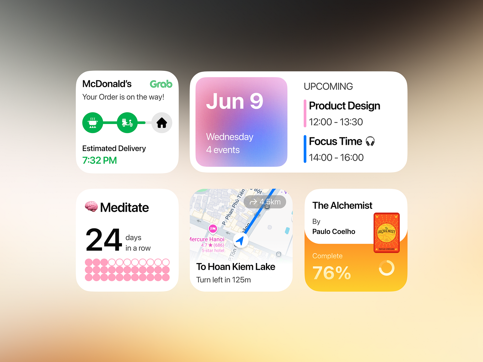 IOS Widget | UI Widget Design by Capi Product on Dribbble