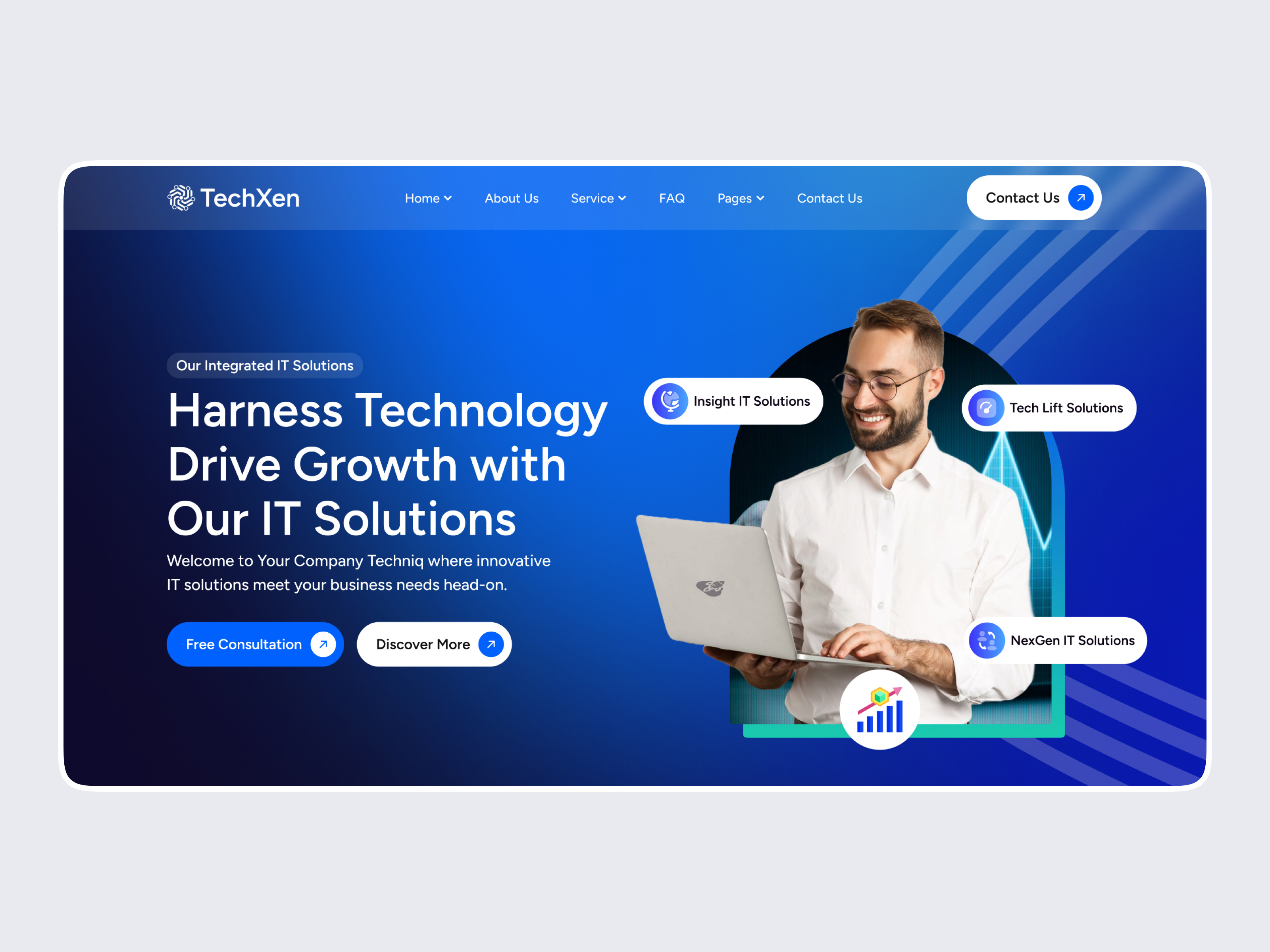 IT Solution & Consultancy Website Design by FleexStudio | Web Design ...