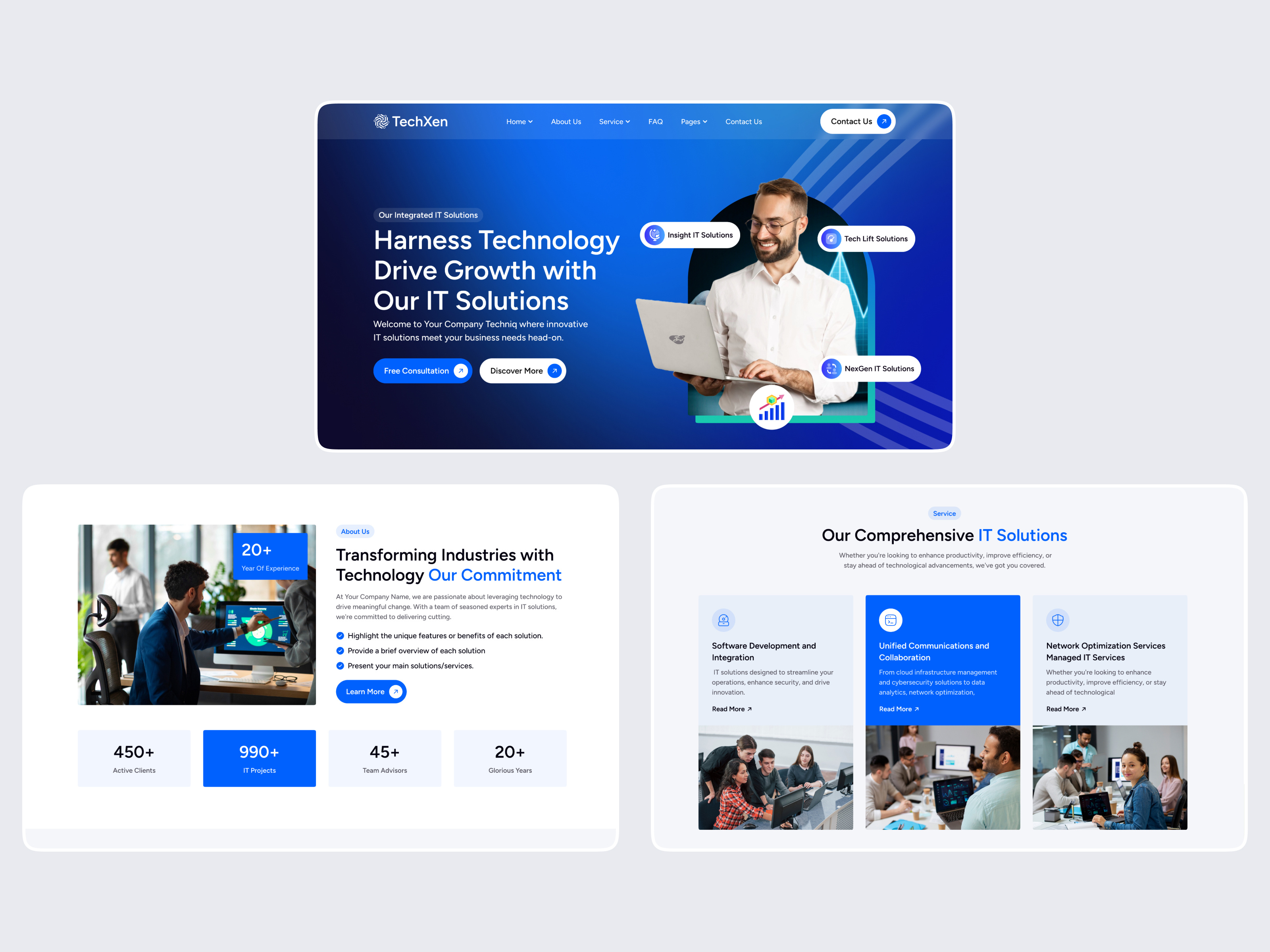 IT Solution & Consultancy Website Design by FleexStudio | Web Design ...