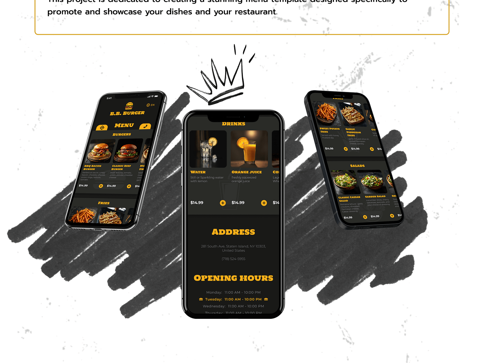 American Restaurant Menu Design by BOWWE on Dribbble