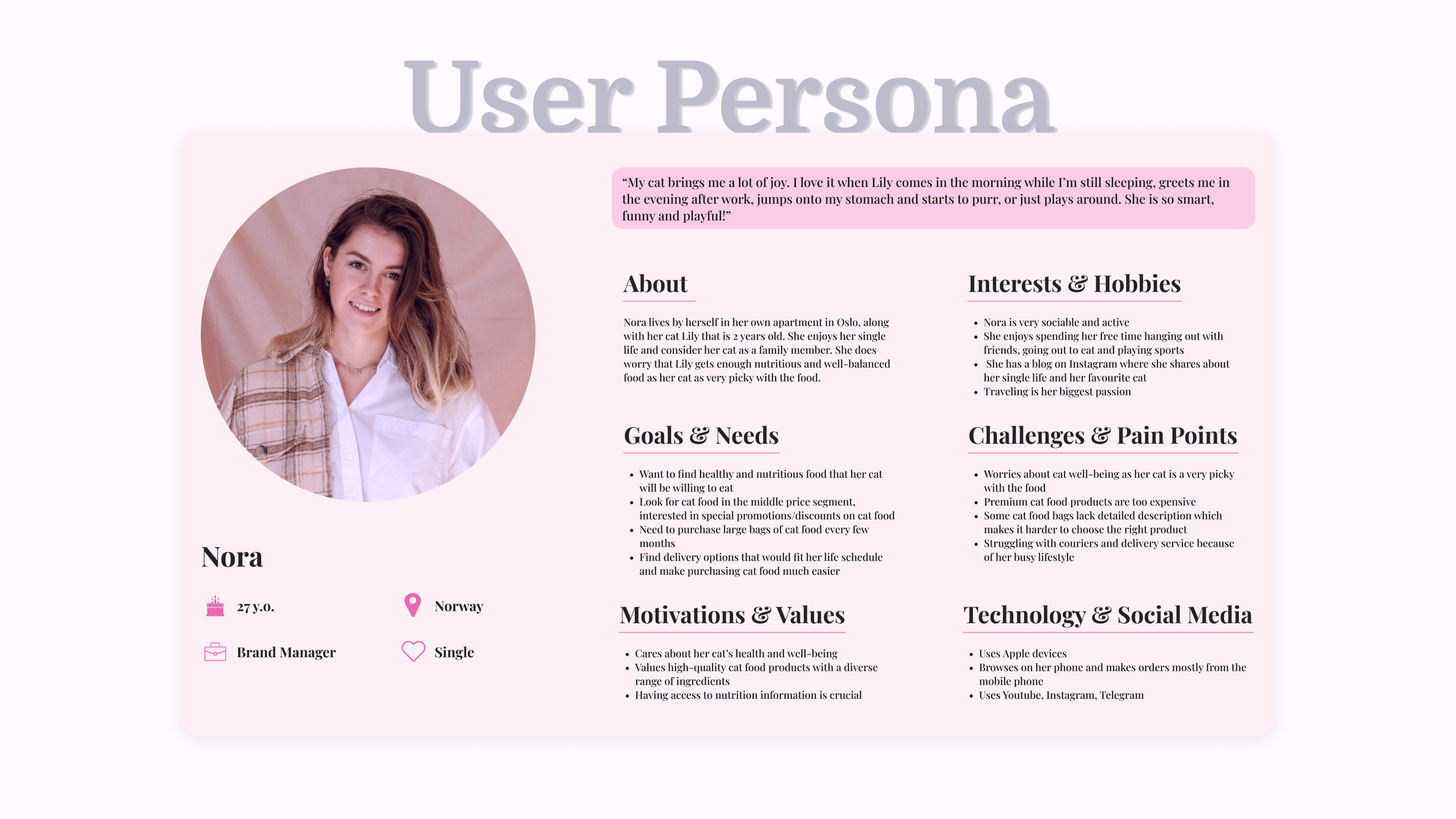 Browse thousands of User Persona images for design inspiration | Dribbble