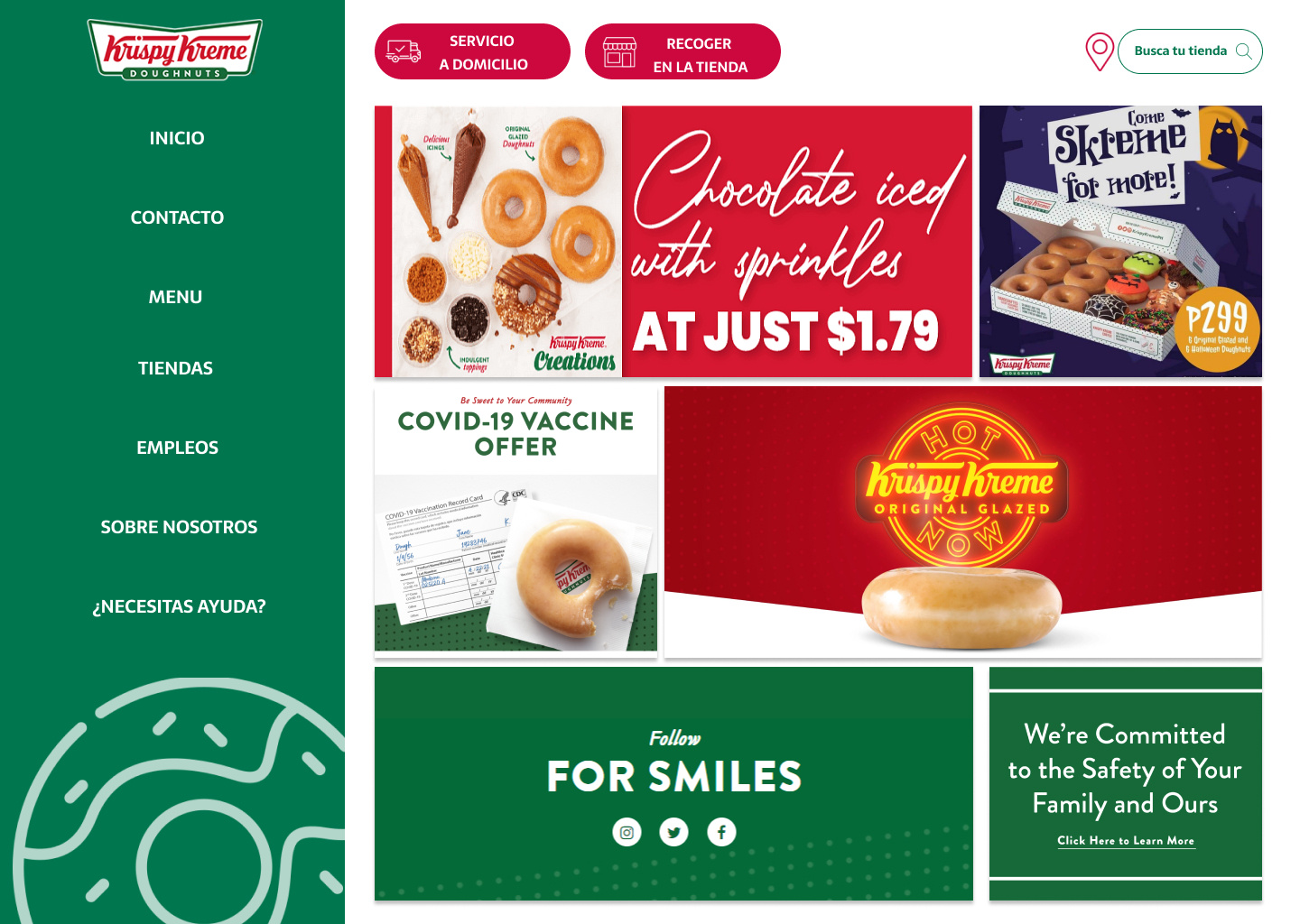 Krispy Kreme Desktop View by Rosangelica Feliz on Dribbble