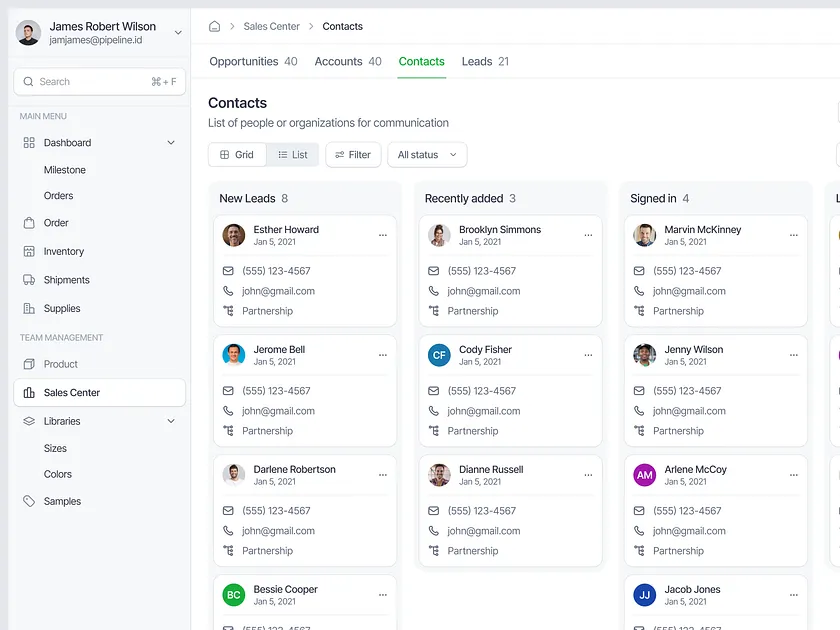 Browse thousands of Contact images for design inspiration | Dribbble