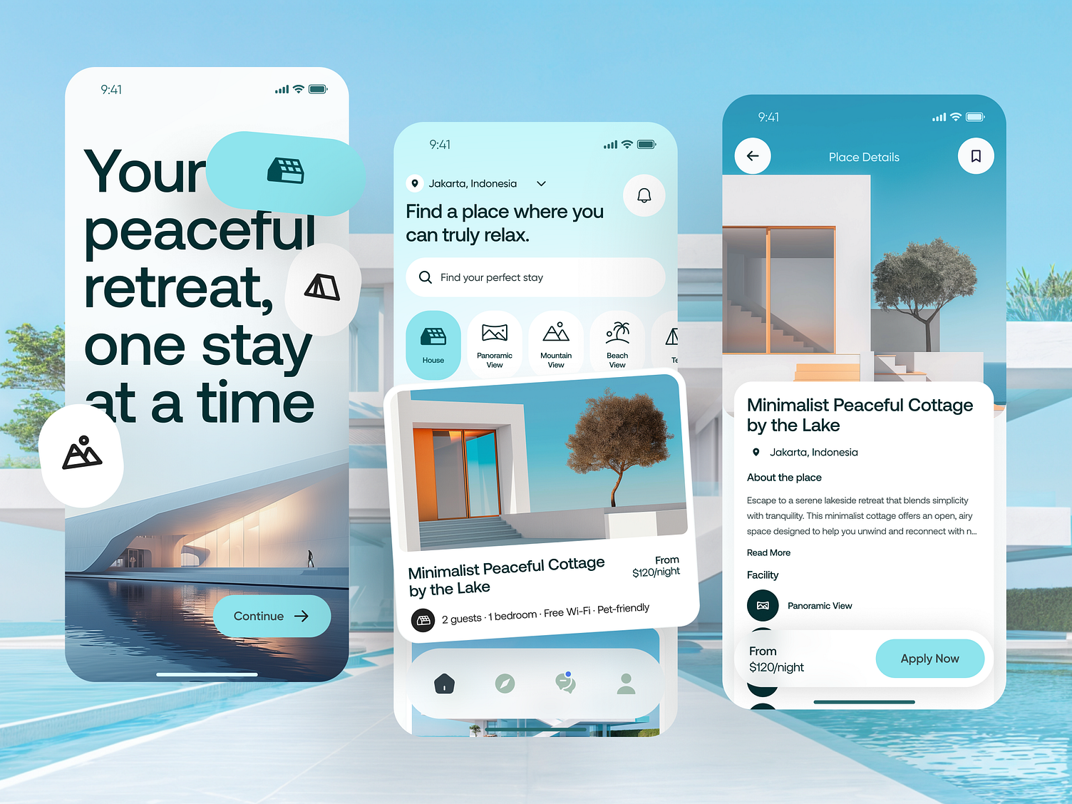 Homestay Mobile App Concept by Zhofran Ardyan for Hatypo Studio on Dribbble