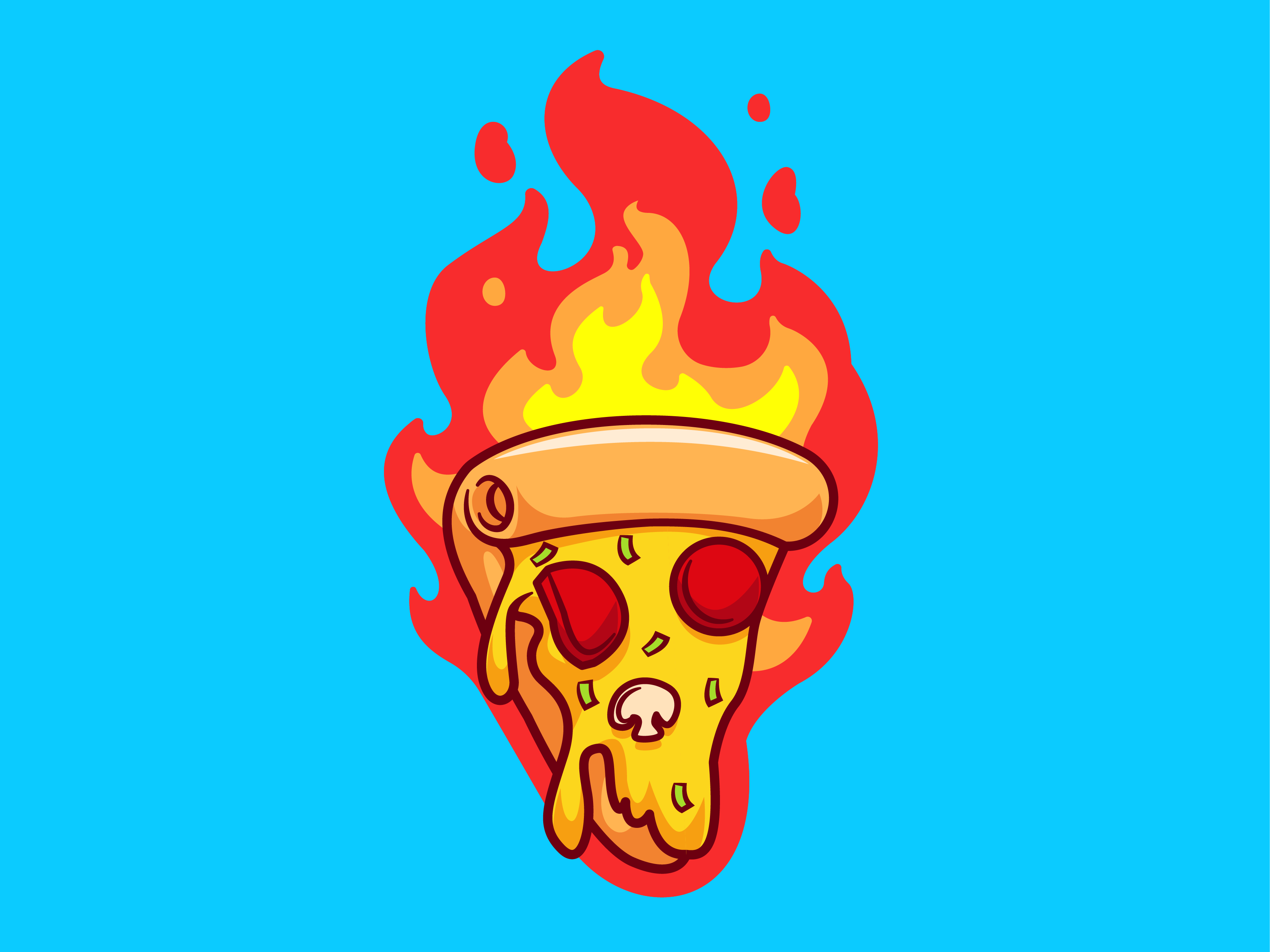 Spicy Foods Collection🍔🍕🍗🔥 by catalyst on Dribbble