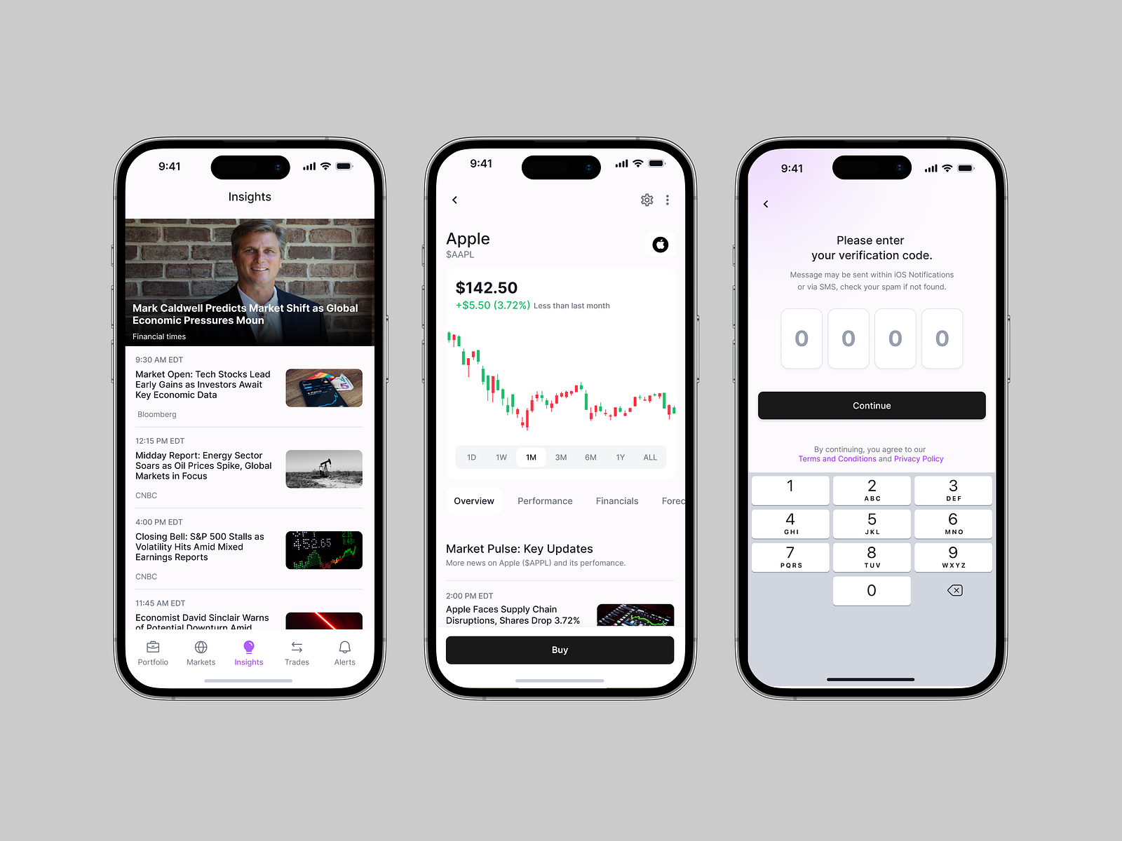Make Trading App UI your own by Figr Design on Dribbble