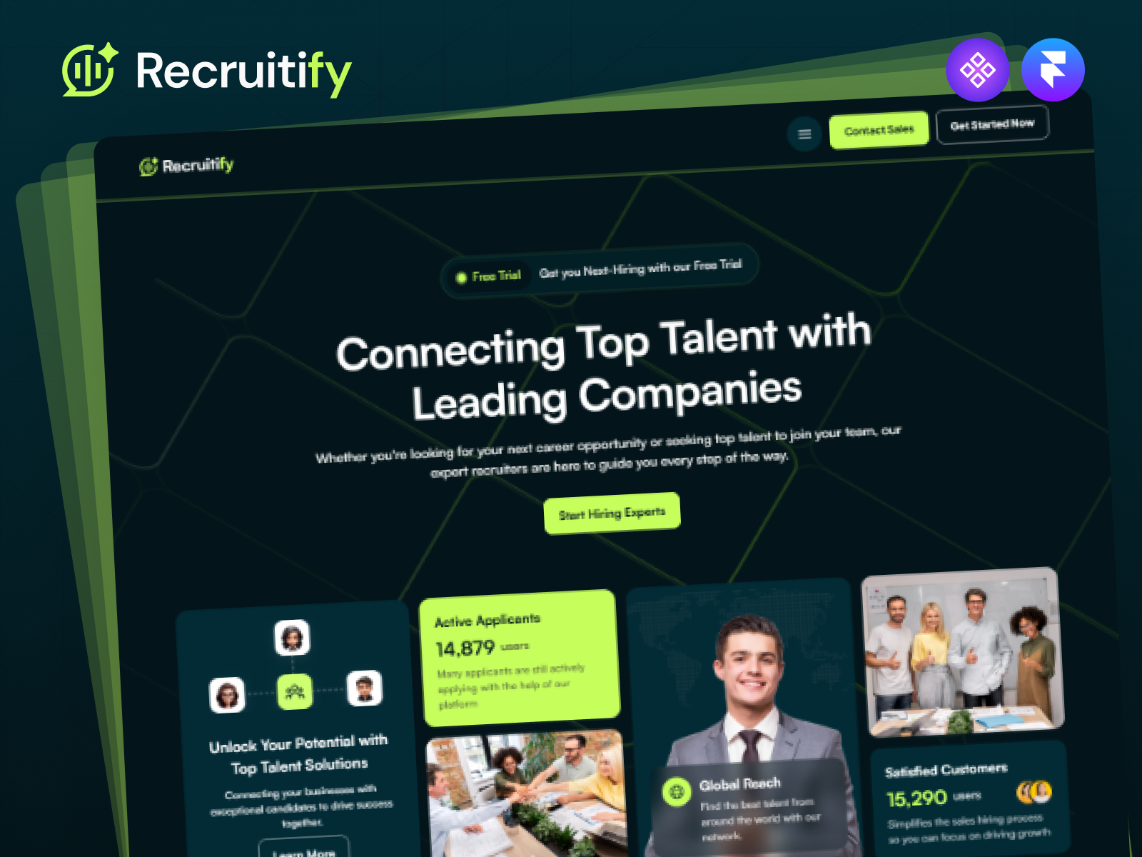 Recruitify — Framer Recruitment Agency Template by Muhammad Talha on ...