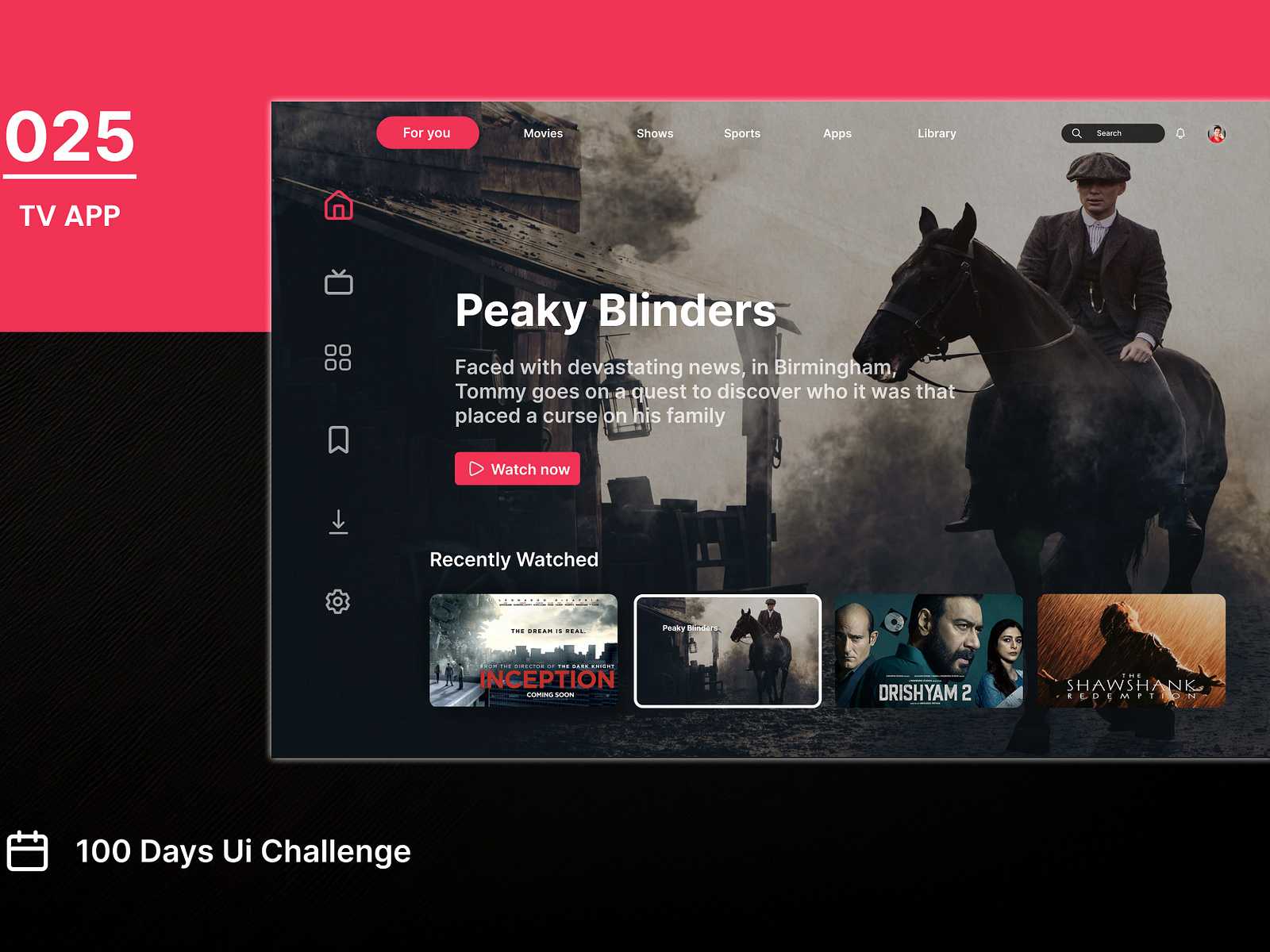 DAY-025 TV APP by Ritik Ray on Dribbble DAY-025 TV APP by Ritik Ray on Dribbble