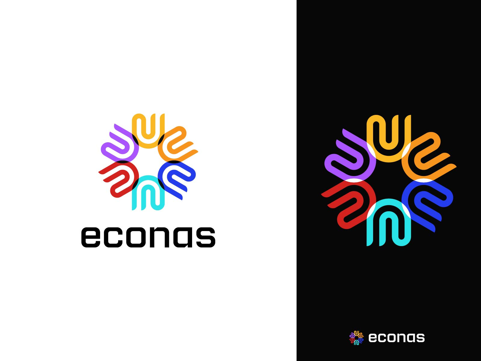 econas logo - logo design - modern logo by Salma on Dribbble