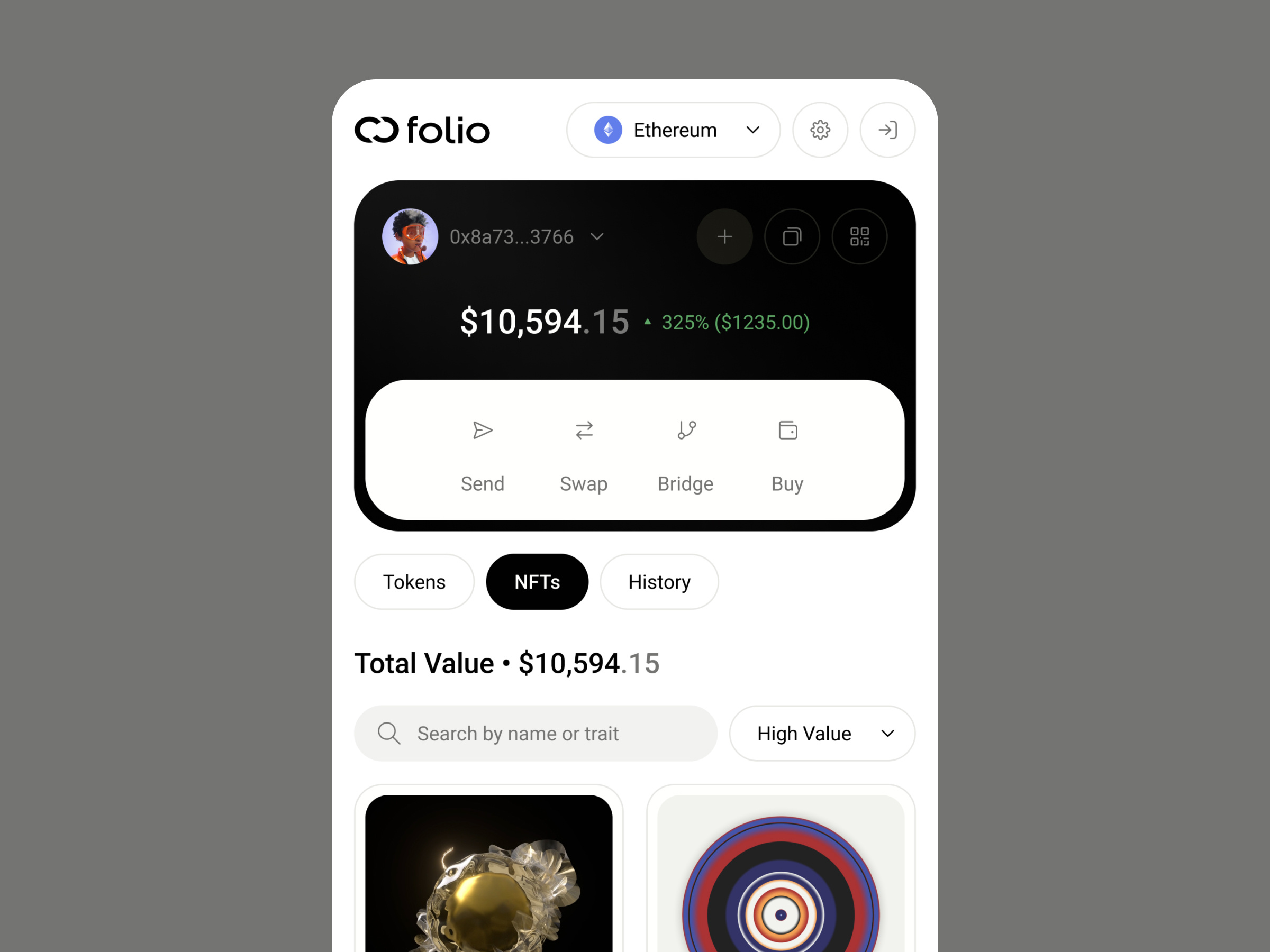 Folio - Crypto wallet for everything onchain by Anatoliy Demyanchuk for ...
