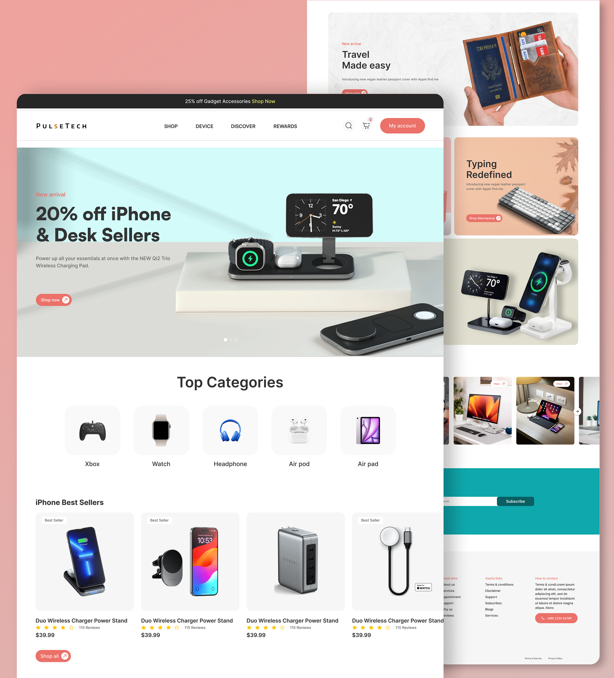 E-commerce website design by Abu Jafar on Dribbble