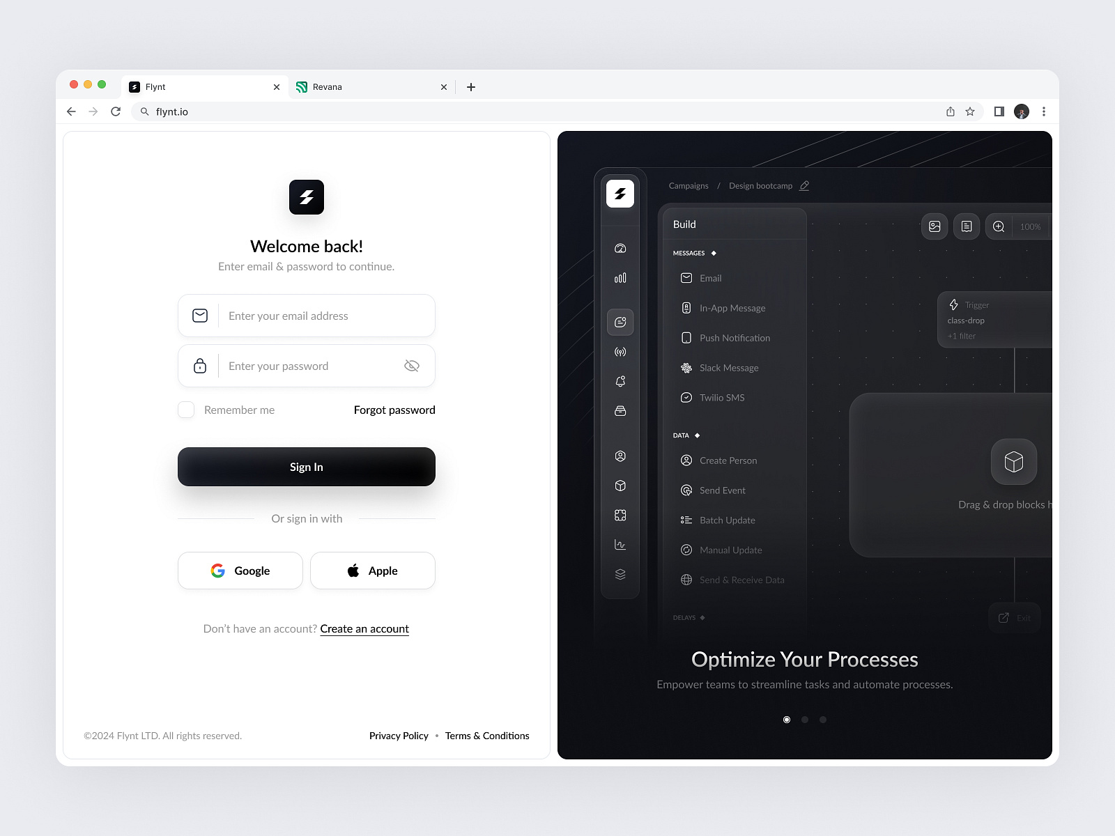 Sign In - Panel by J. Kyorov on Dribbble